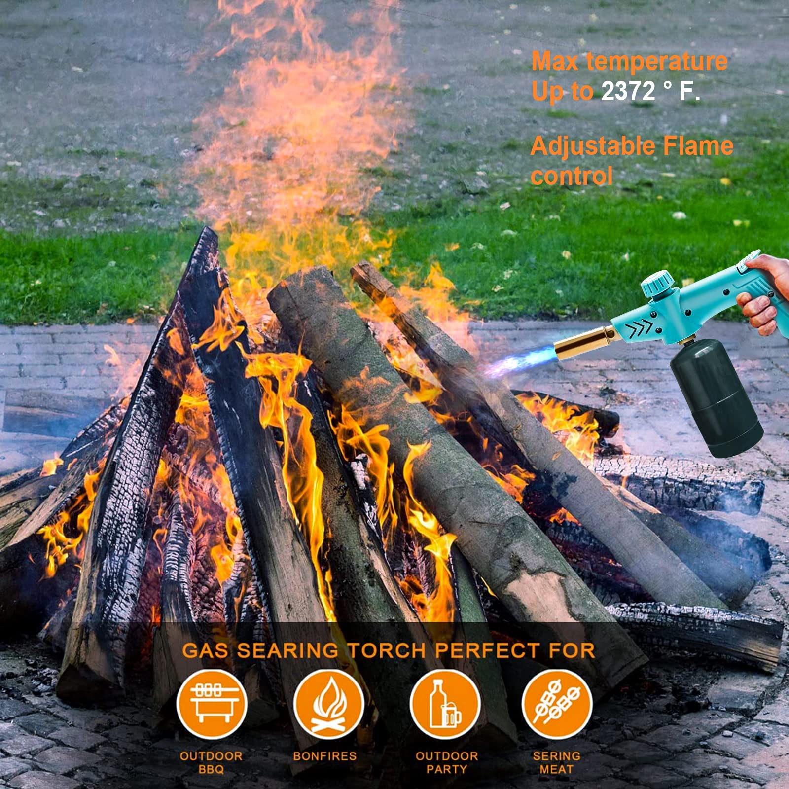 Kitchen Blow Torch For Cooking Grill Gun Sous Vide Torch | Desertcart ...