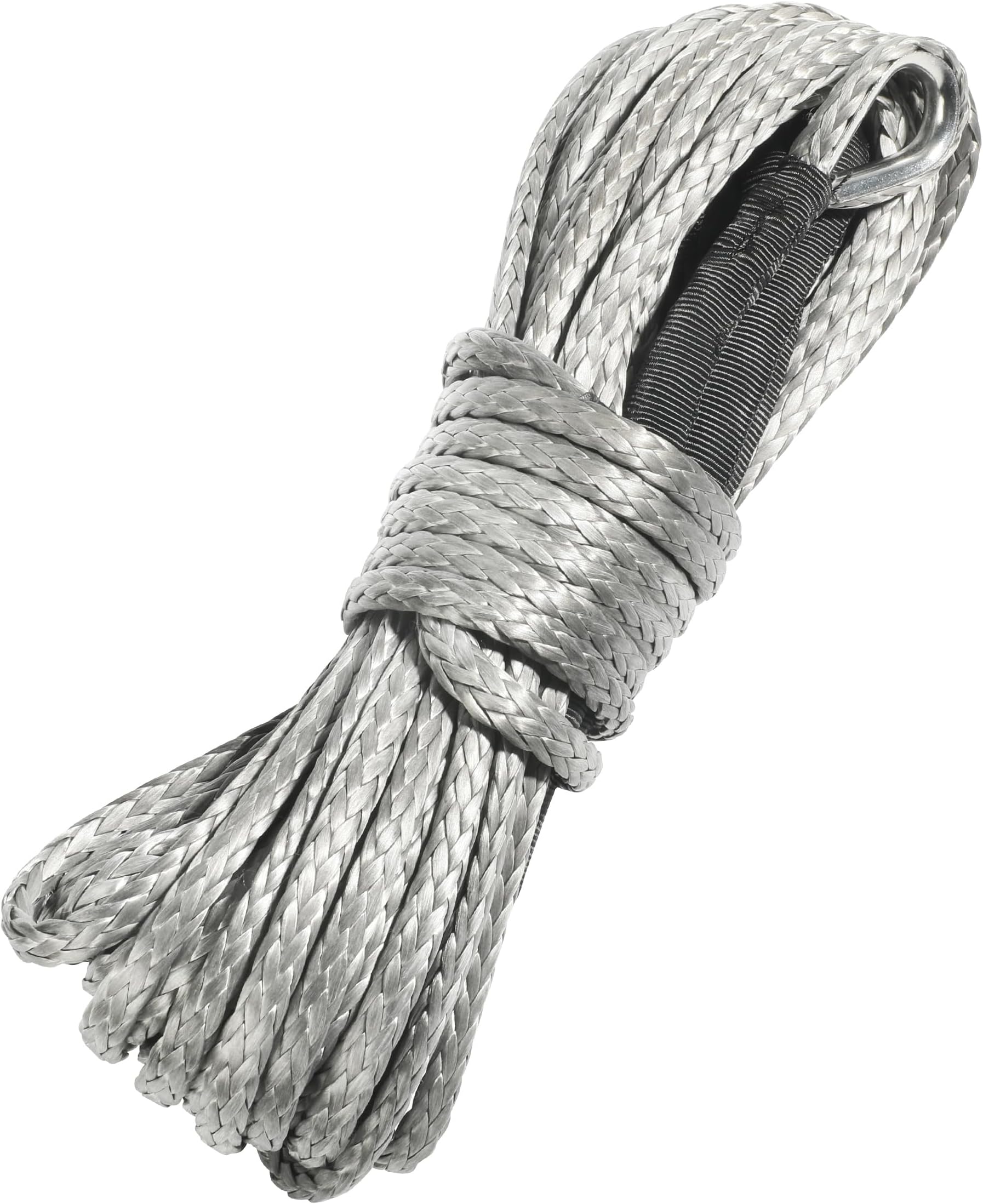 Amazon.com: ESEWALAS 1/4''x50ft Synthetic Winch Rope,10,000LBs ...