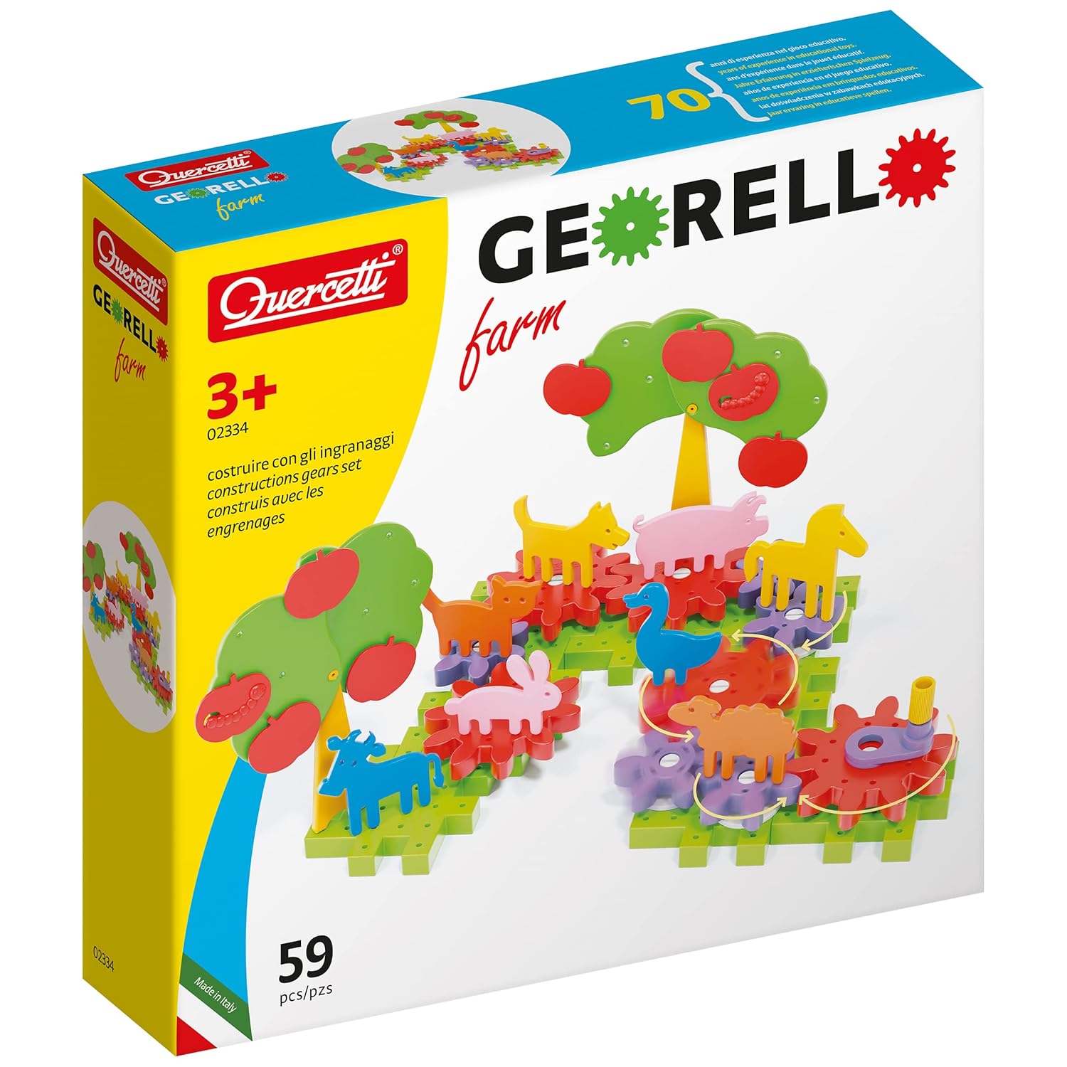Buy Quercetti Georello Farm Activity Toy Online at Low Prices in India ...