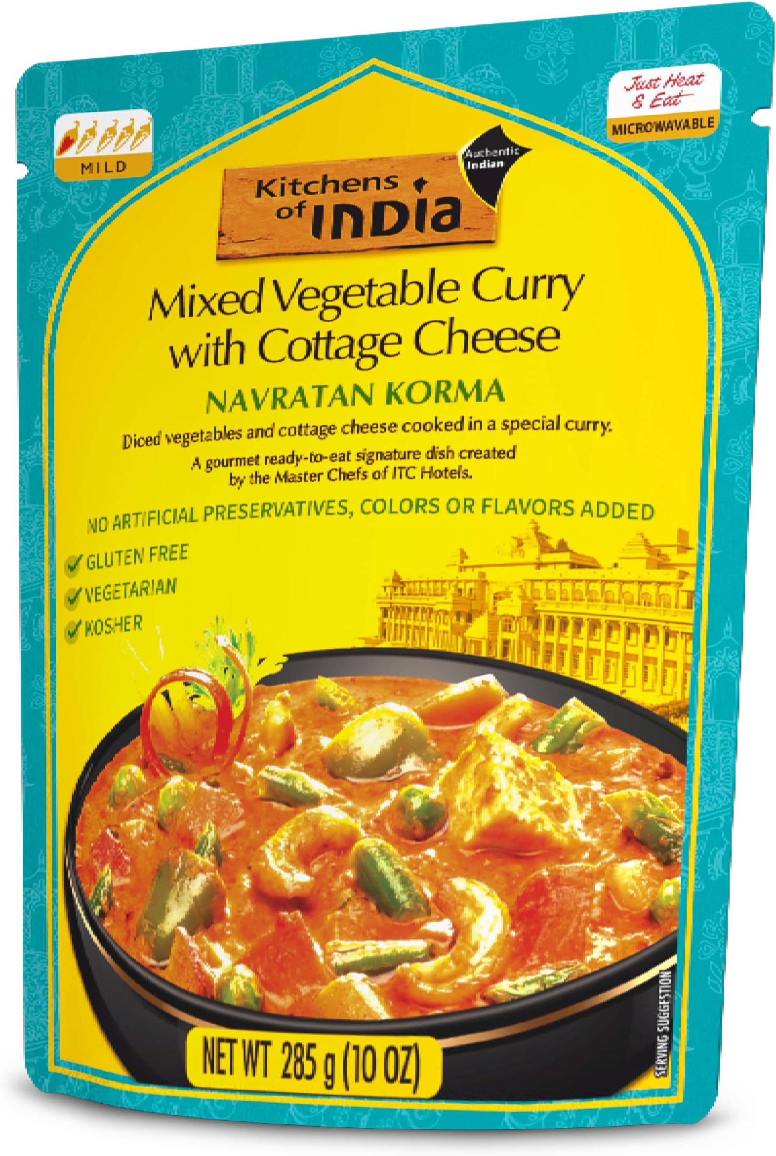 Amazon.com : Kitchens Of India Ready To Eat Dinner Variety Pack, 10 ...