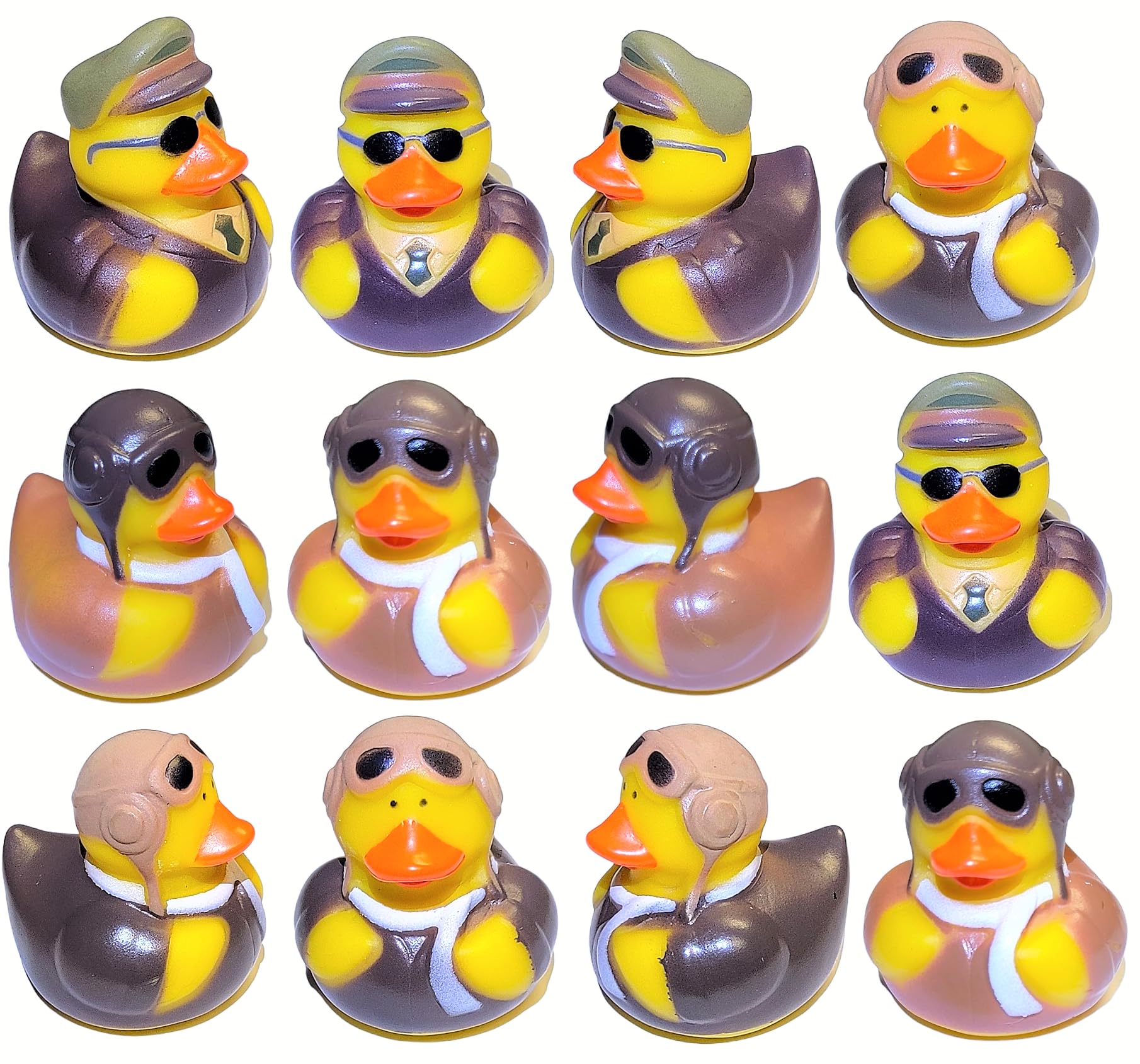 Amazon.com: Cool Rubber Ducks (2") Standard Size. (12 Pack) Cute Duck ...
