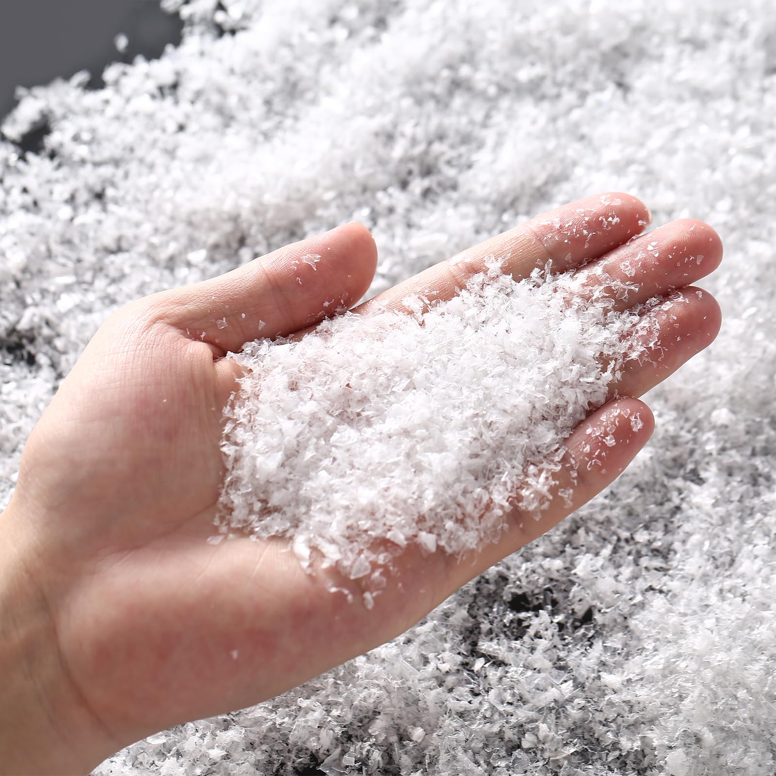 Snapklik.com : 100g/3.6oz Artificial Snow,Christmas Fake Snow Powder ...