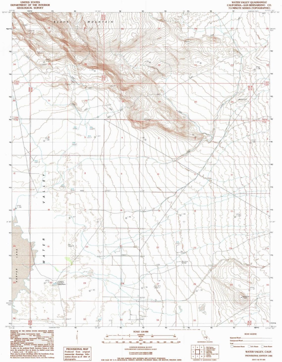 Amazon.com : YellowMaps Water Valley CA topo map, 1:24000 Scale, 7.5 X ...