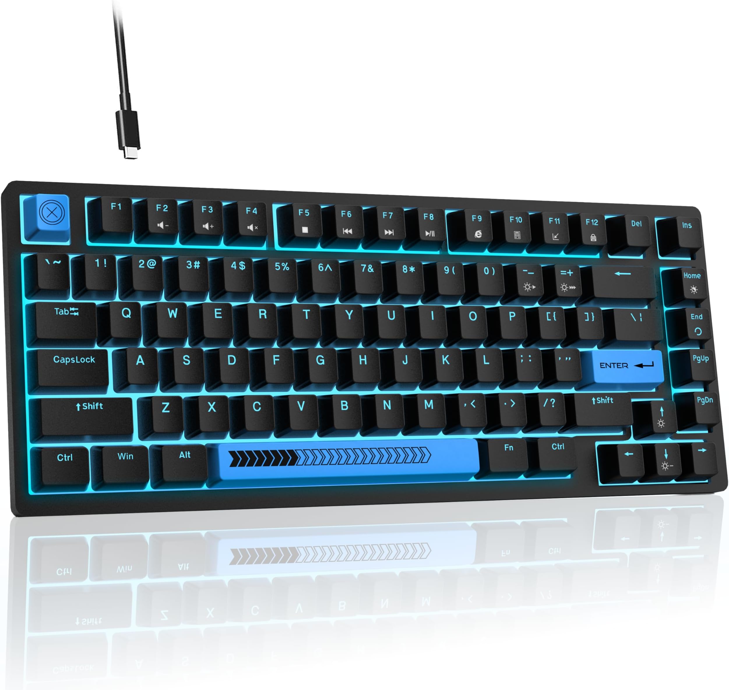 Amazon.com: CHERRY G80-3000 Keyboard - Wired - USB - MX Black Silent ...