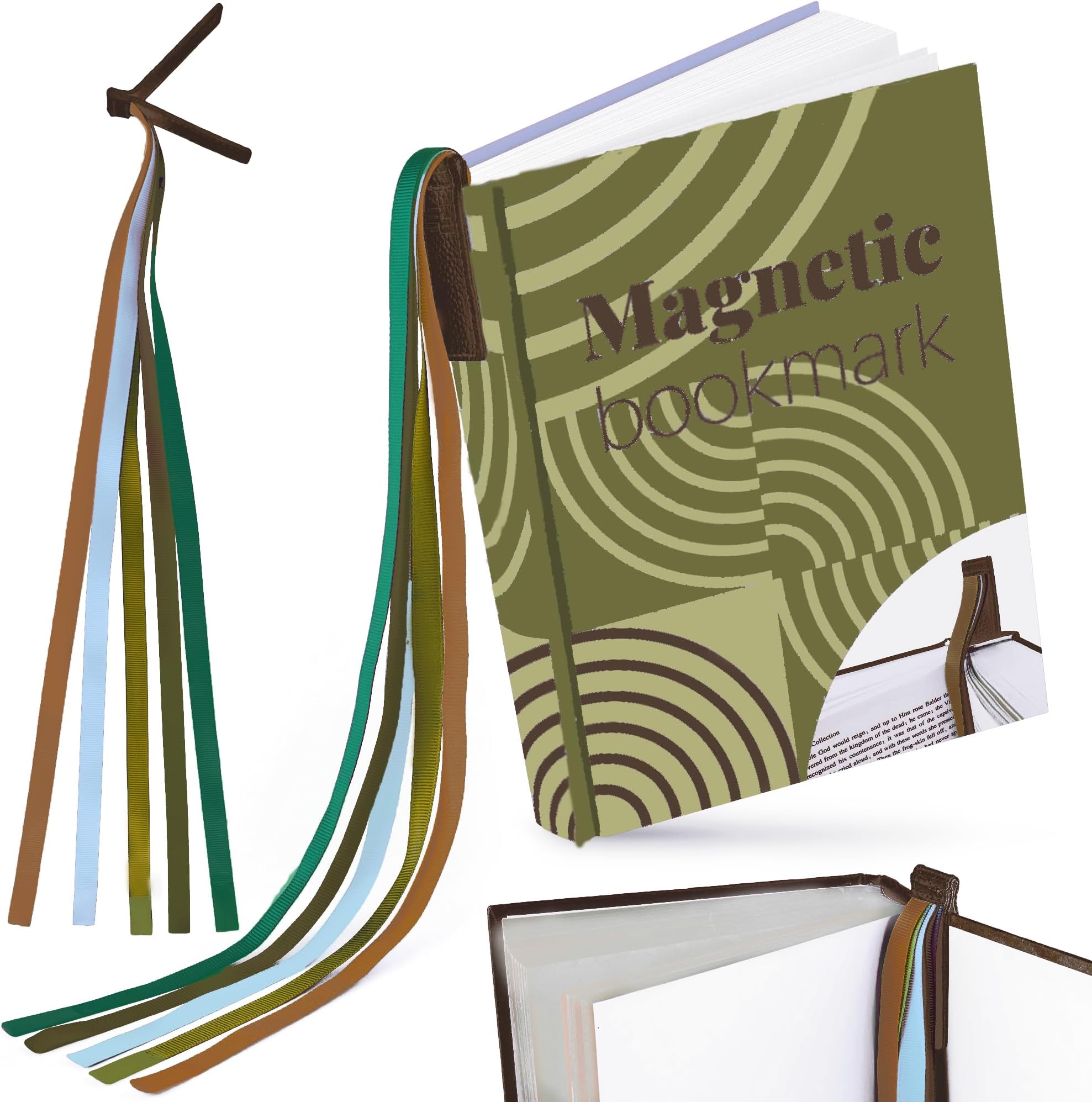 Amazon.com : Outus 3 Pieces Bible Ribbon Bookmark Markers Artificial ...