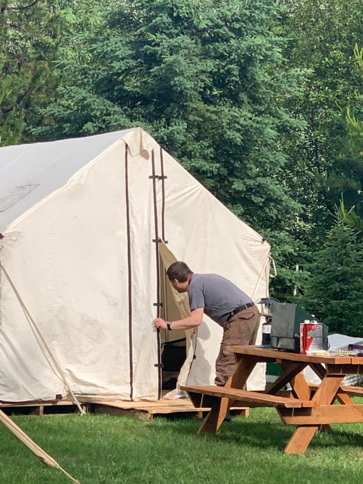 Amazon.com : Guide Gear 10x12' Canvas Wall Tent Frame, Aluminum ...