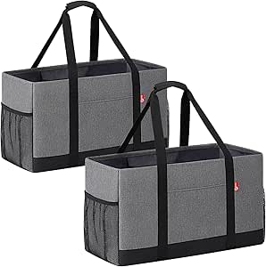 Amazon.com: RVSNQ Extra Large Utility Tote Bag, Foldable Reusable ...