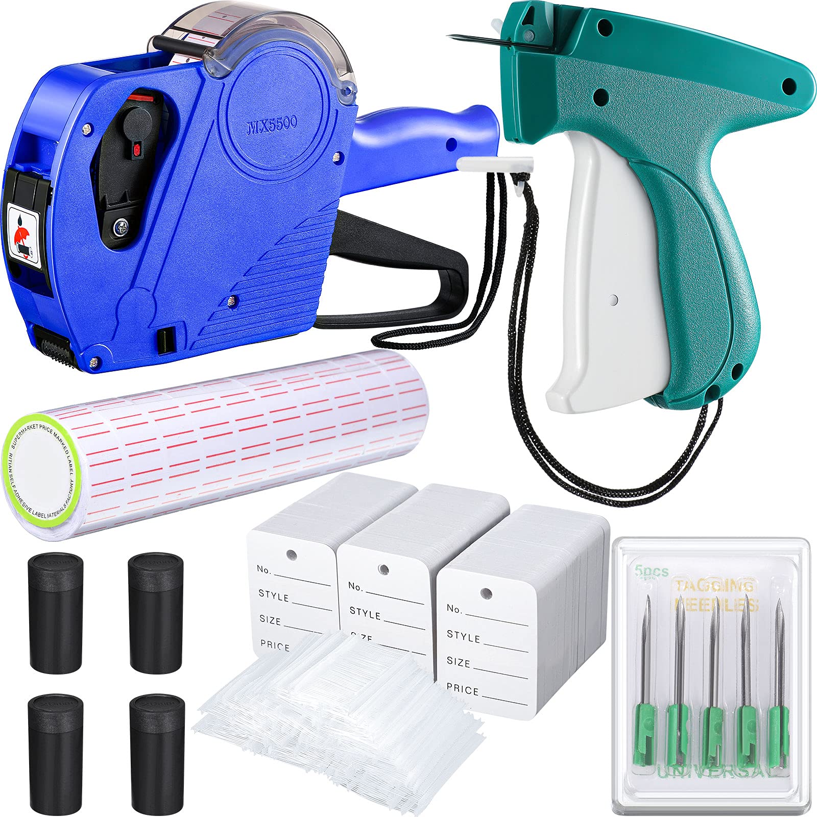 Honoson 1121 Pieces Clothing Price Tag Gun Machine Retail Price ...