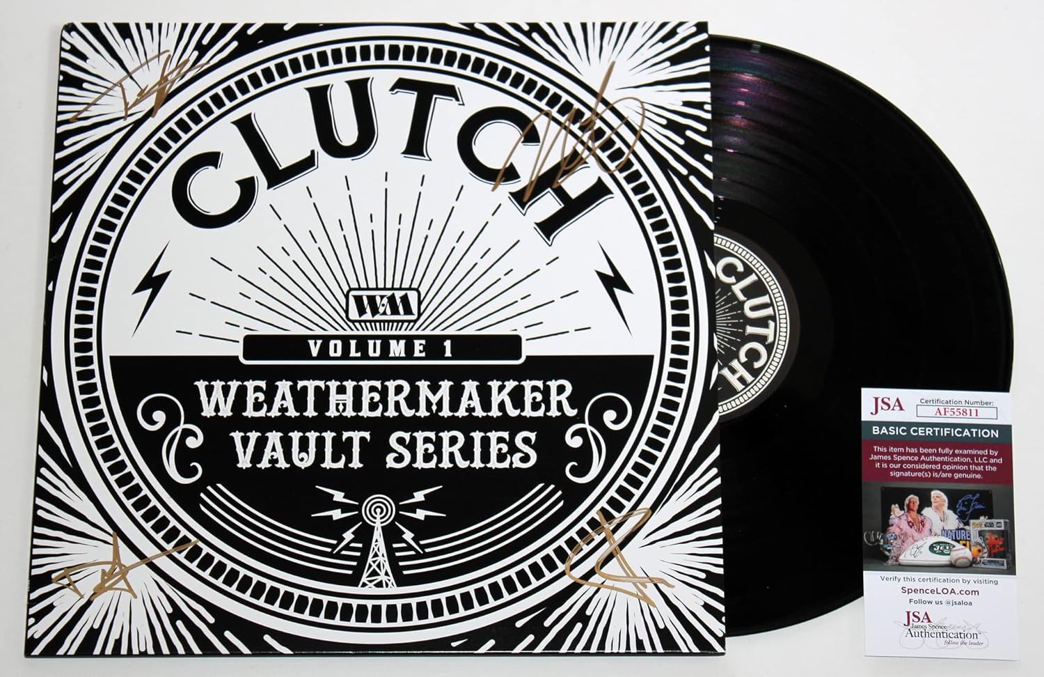 Clutch Band Signed Volume 1 Weathermaker Vault Series Album LP Vinyl ...