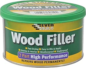 Everbuild 2-Part High Performance Wood Filler – Fast Drying ...