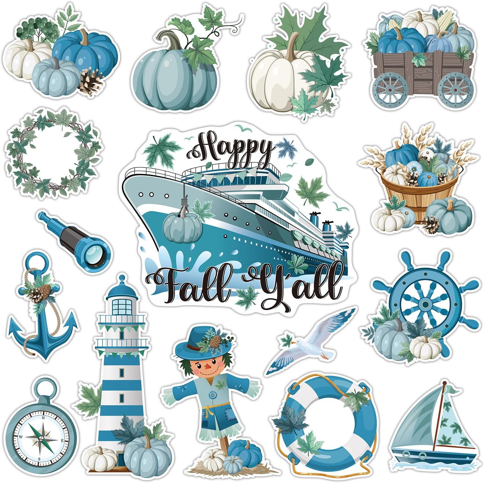 Amazon.com: Fall Thanksgiving Magnets Decoration 12Pcs, Refrigerator ...