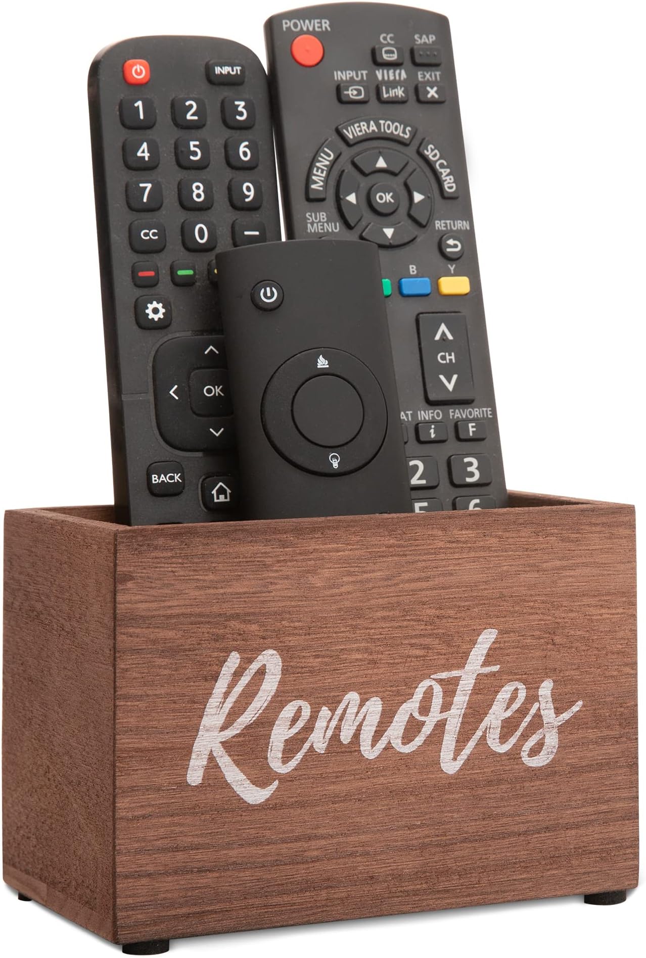 Amazon.com: COOLEX Remote Control Holder, Acacia Wooden Tv Remote ...