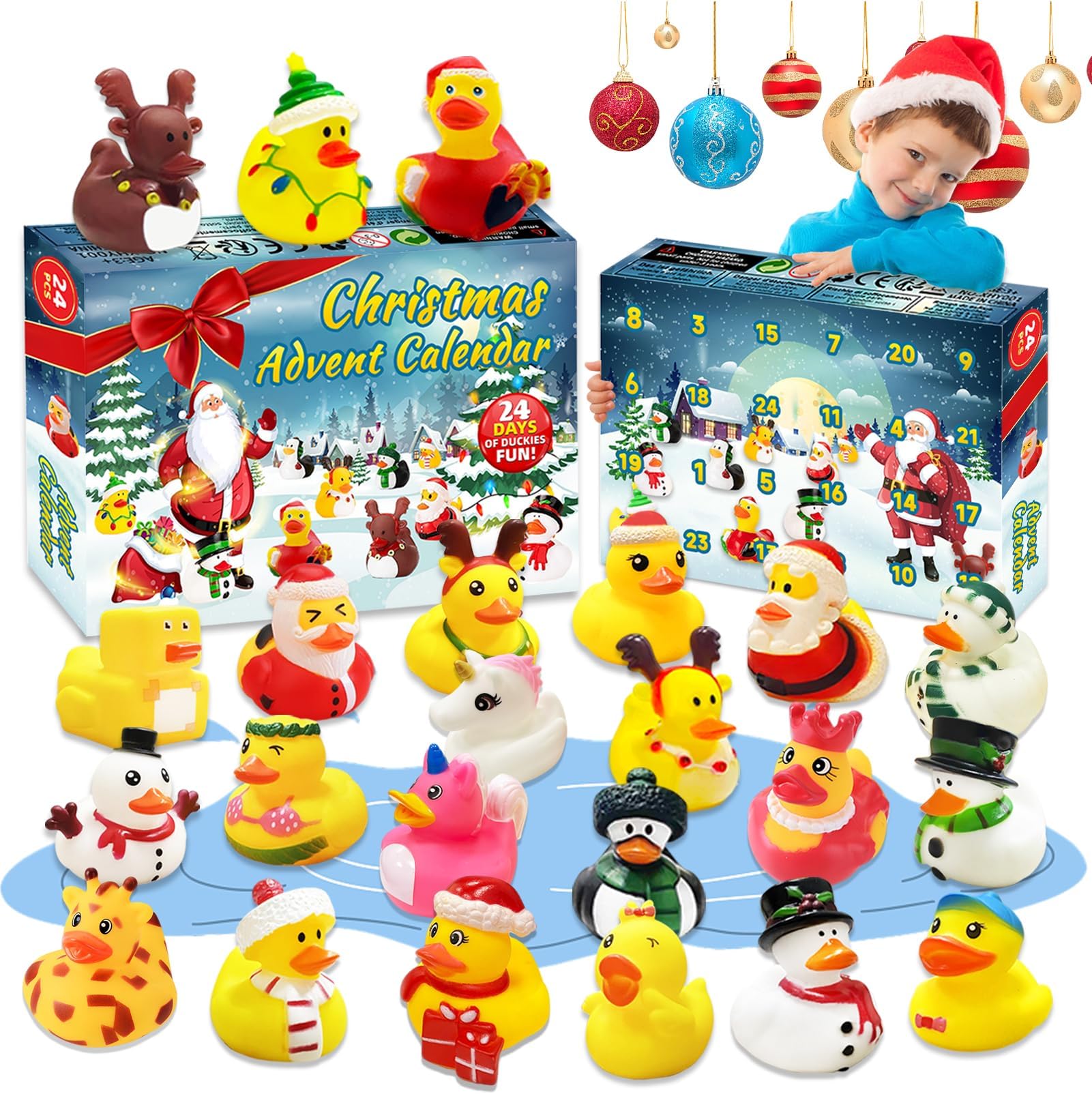 Encham Gummiente Quietsche Ente gelb Quietscheente Badeente Mini Duck ...