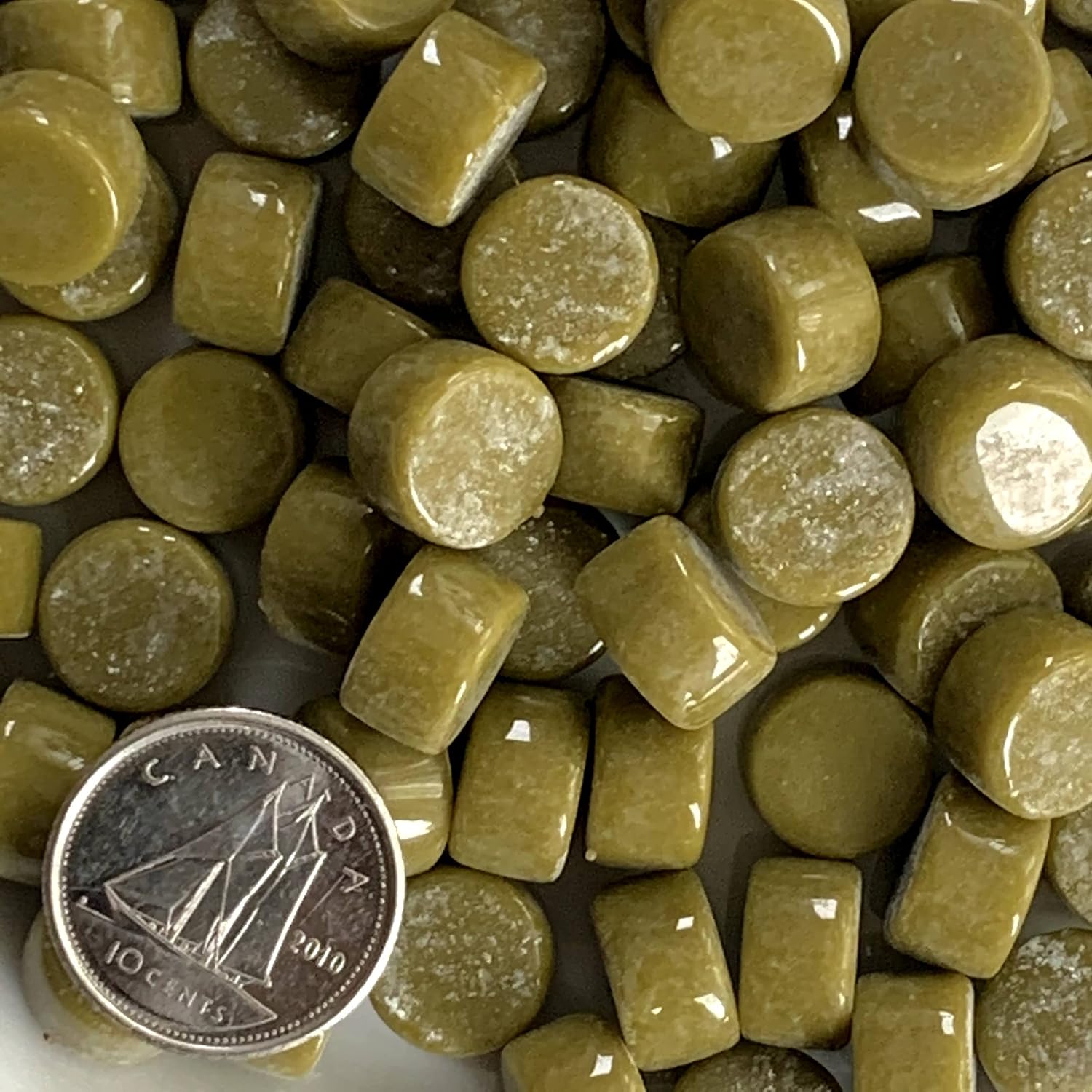 Glass Mosaic Canada - Glass Circles - SB106-10mm - Two Ounce Bag ...