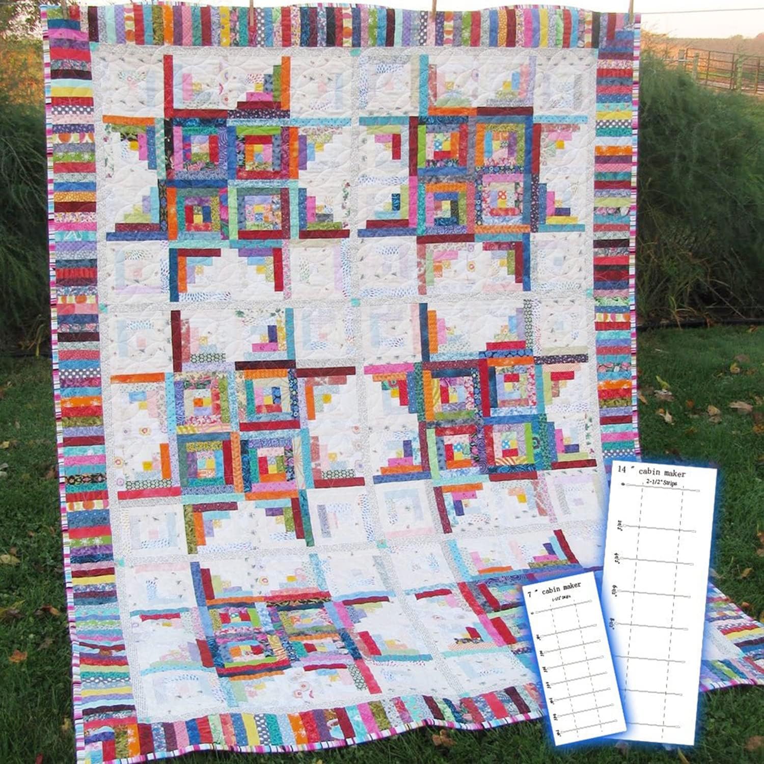 Mingchu Log Cabin Maker Template Set, Log Cabin Trim Tool for 7/10 ...