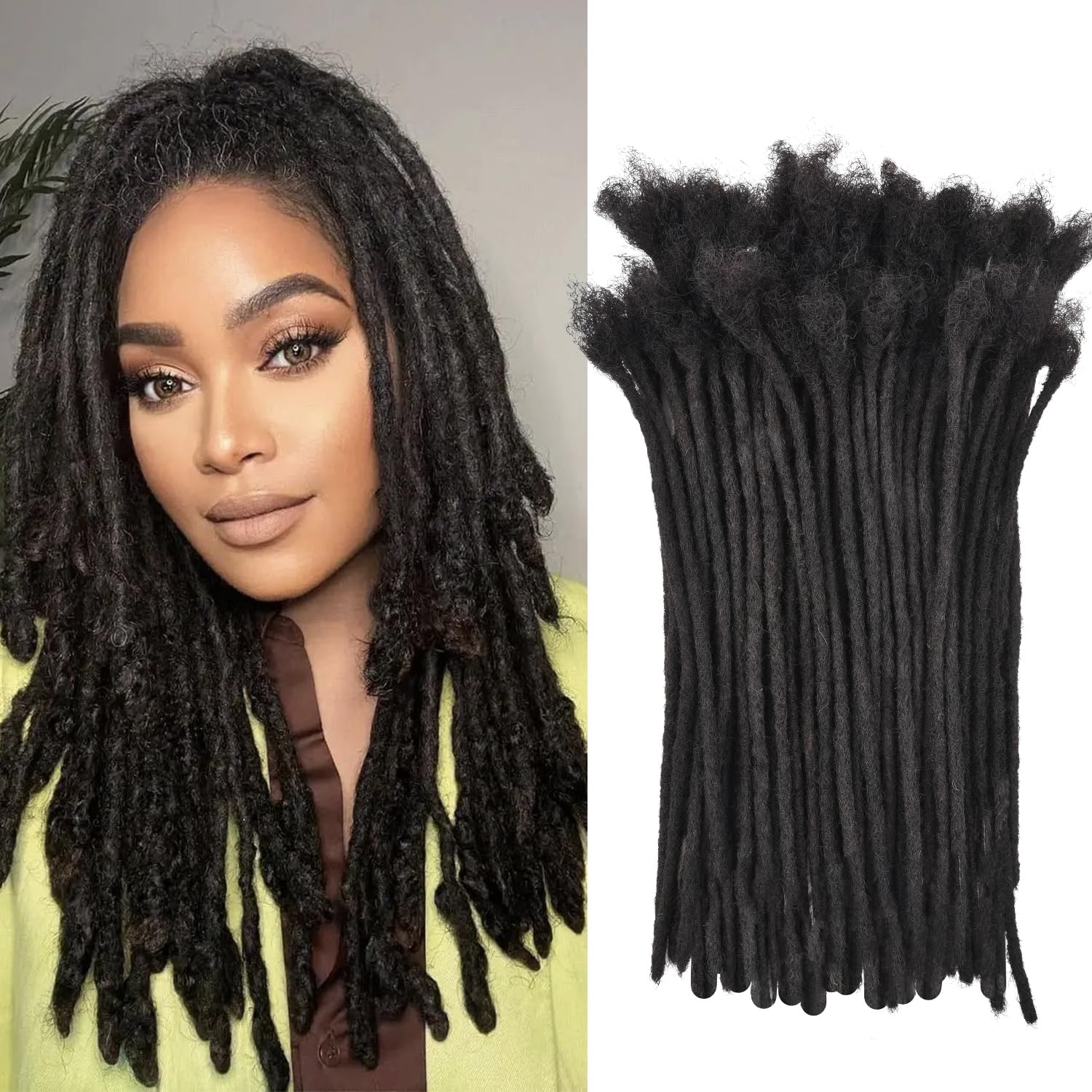 Amazon.com : Biubiulom 6Inch-24Inch Dreadlock Extensions Loc Extensions ...