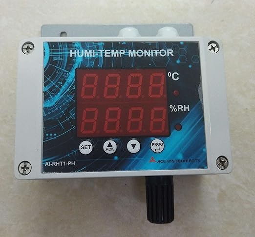 Wall Mounted Temperature and Humidity Alarm Monitor for Server Rooms ...