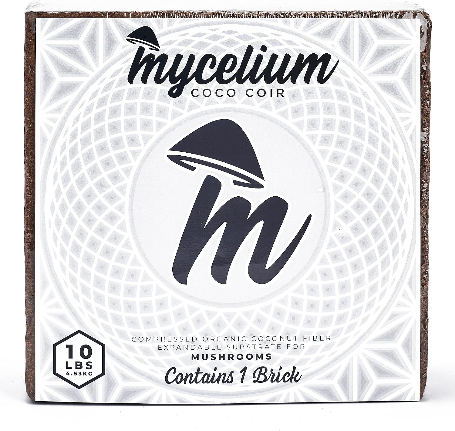 Amazon.com : Mycelium Organic Coco Coir Brick 10lbs - Ideal for ...