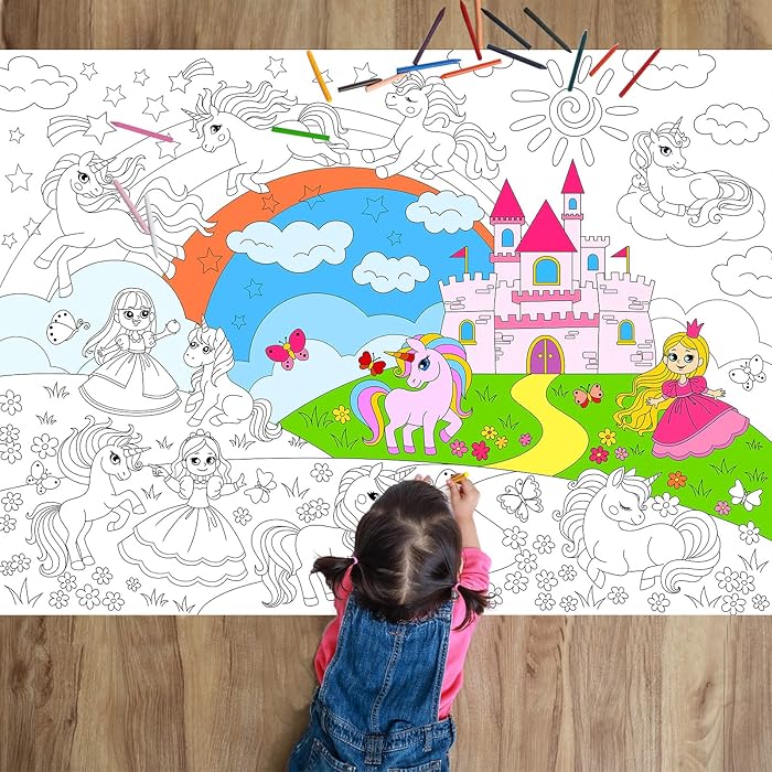 Buy Giant Coloring Poster for Kids-31.4 x 43.3 Inch Jumbo Coloring ...