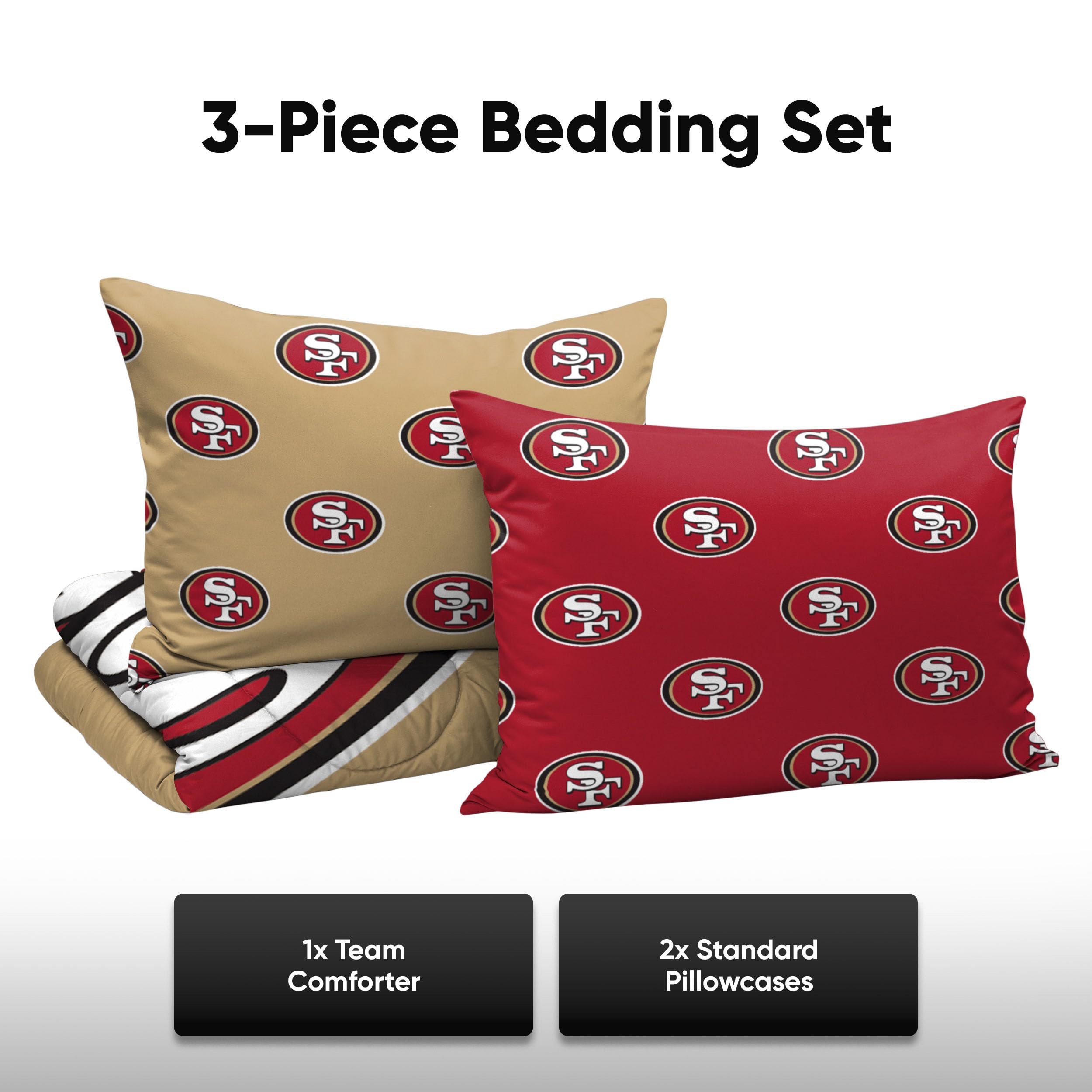 Snapklik.com : San Francisco 49ers NFL Team Color Bed In A Bag ...