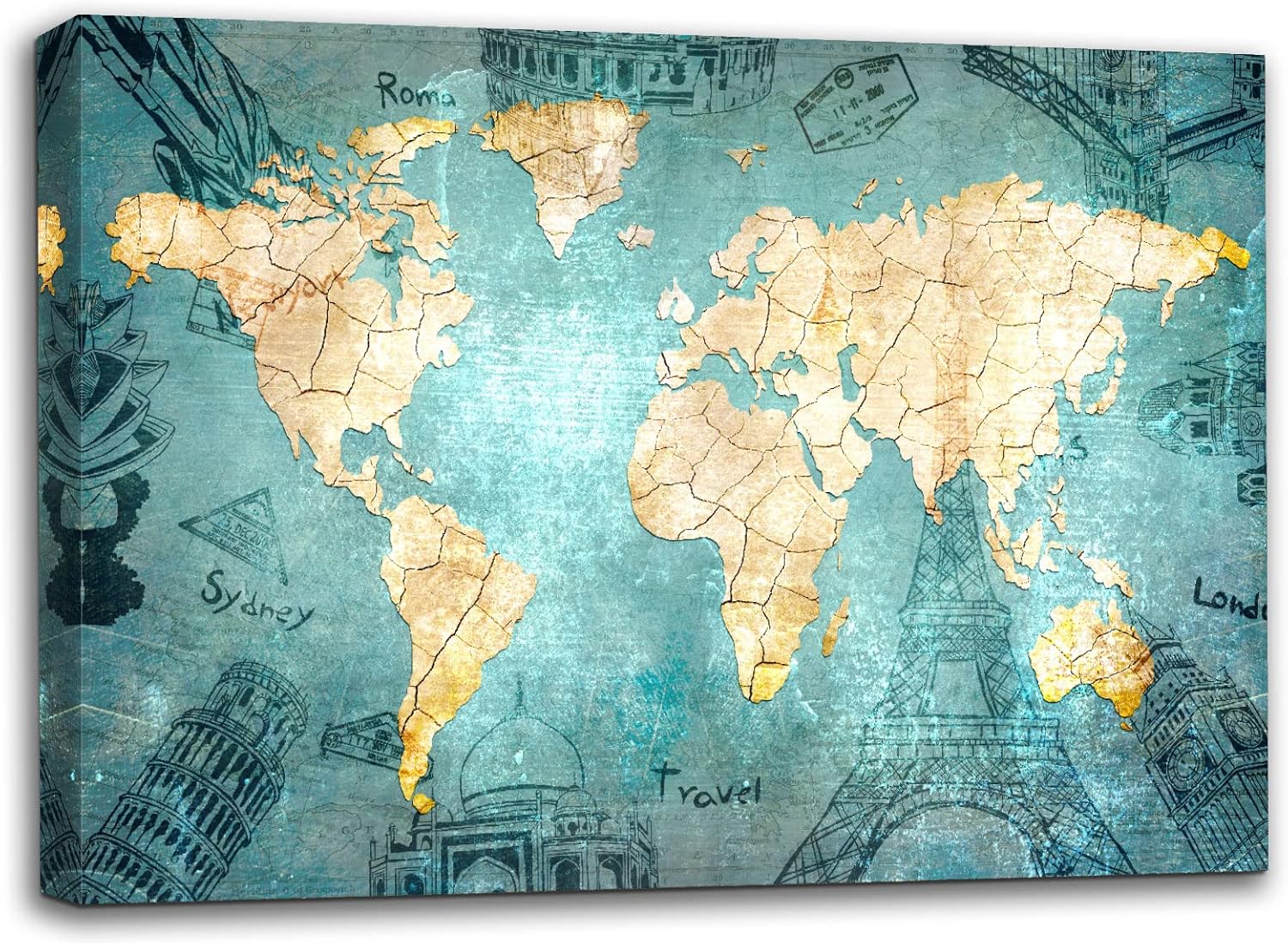 Amazon.com: Raathionty World Maps for Wall Large Wall Decor for Living ...