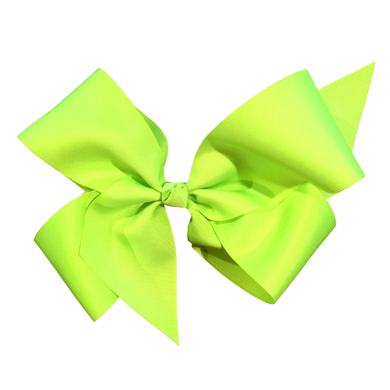 Amazon.com : Victory Bows Extra Large 9" Neon Lime Green Hair Bow made ...