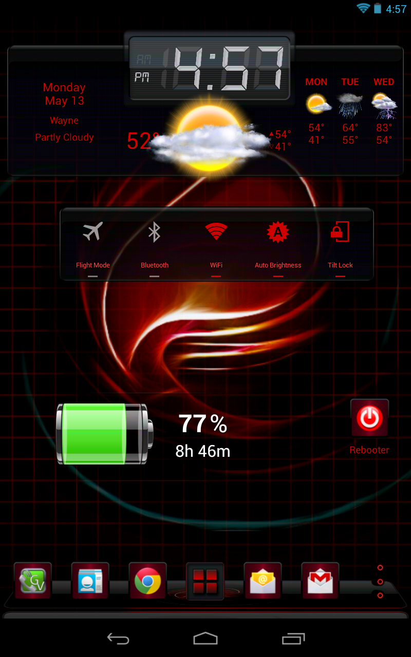 Next Launcher 3D Red Swirl HD - App on Amazon Appstore