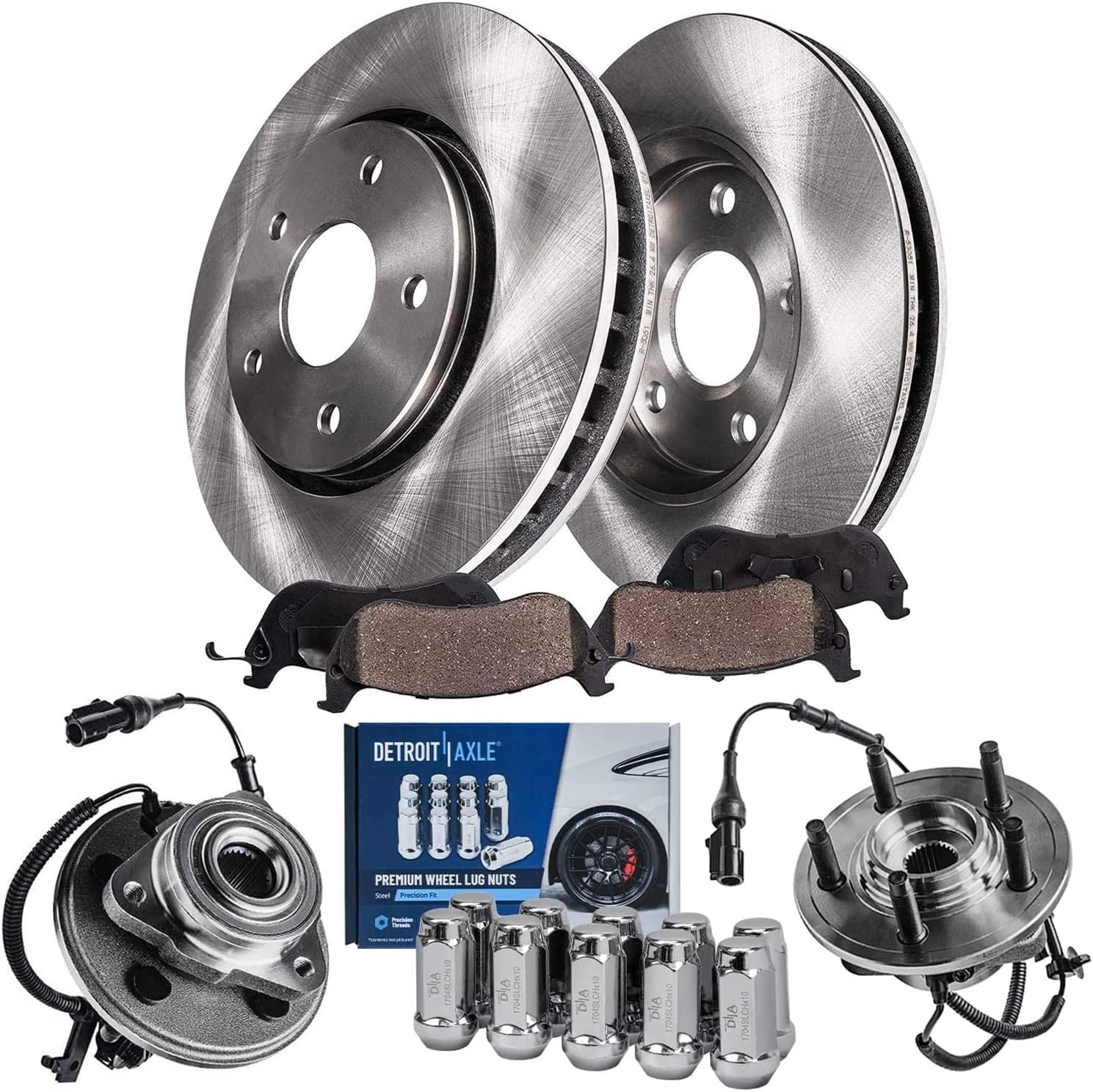 Amazon.com: Detroit Axle - Front Brake Kit for 2006-10 Ford Explorer ...