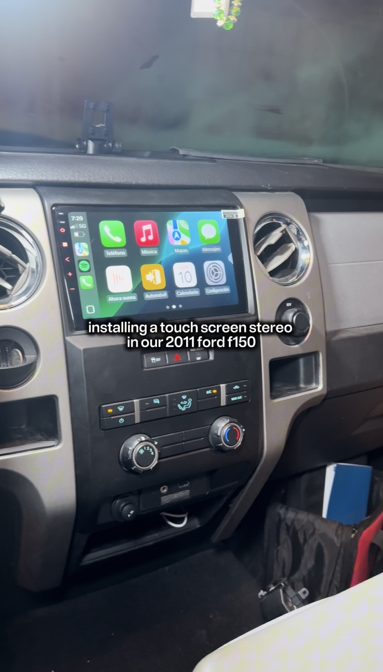 Watch installing this Eonon stereo in my 2011 ford f150 on Amazon Live