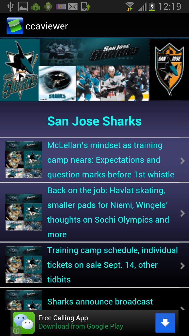 My Fan App : San Jose Sharks - App on Amazon Appstore