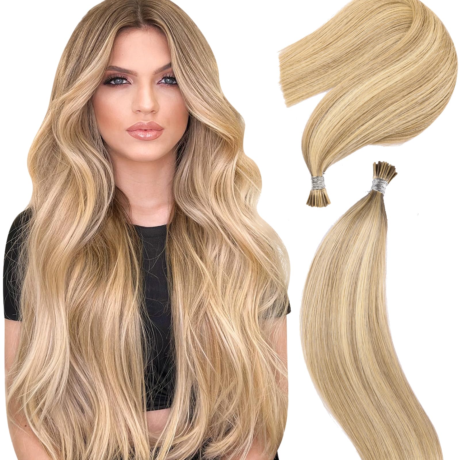 Amazon.com : Itip Human Hair Extensions I Tip Hair Extensions Human ...