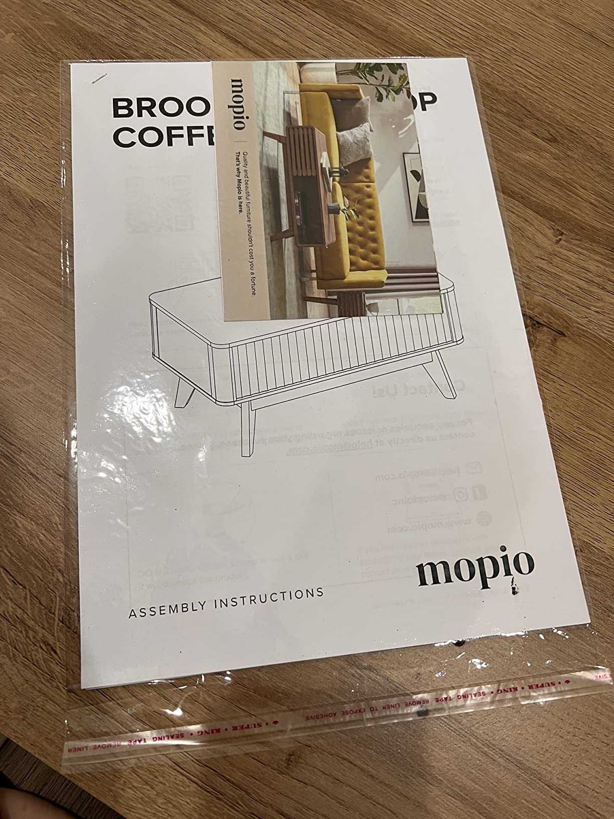 $35/mo - Finance Mopio Brooklyn Mid-Century Modern Lift Top Coffee ...