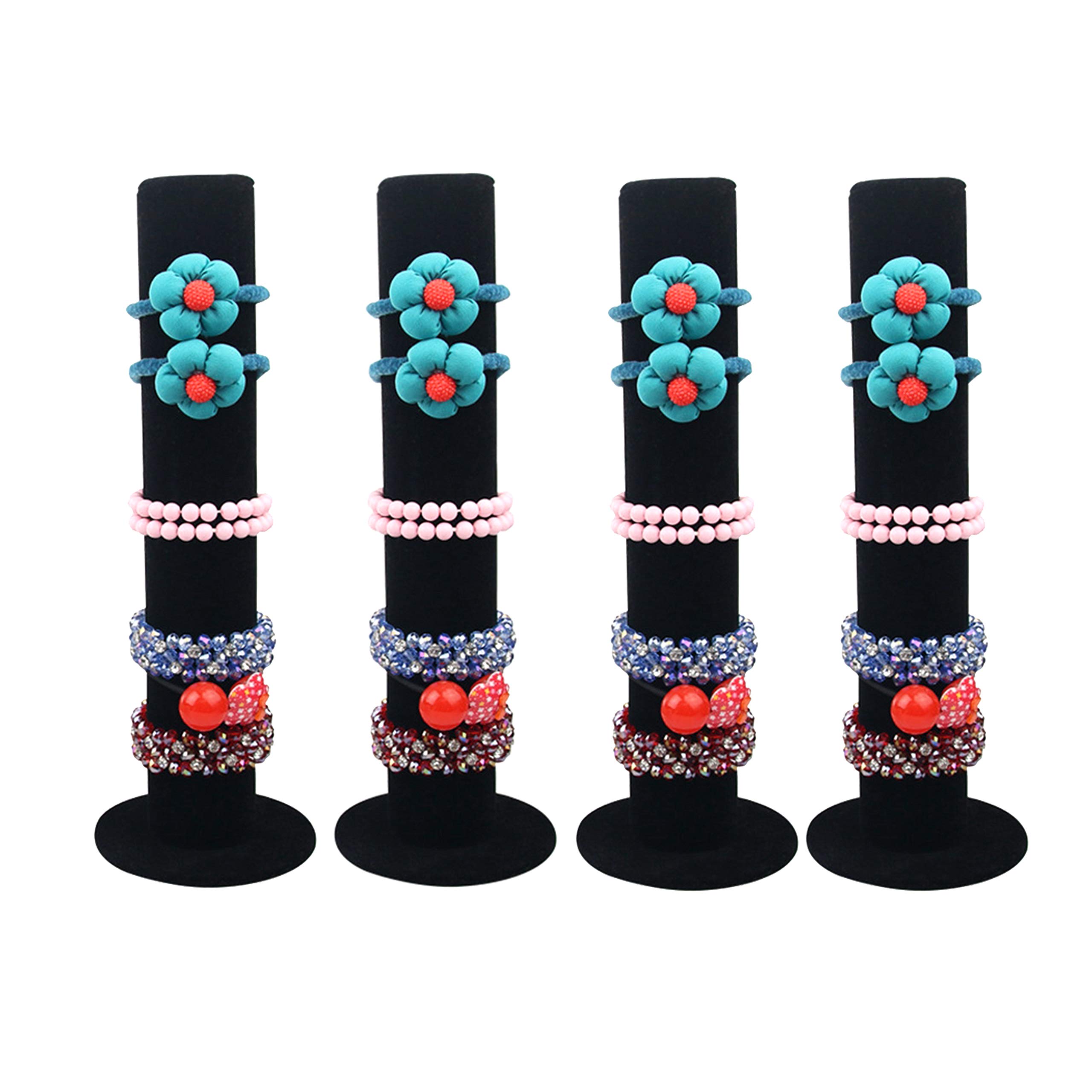 Amazon.com: Bocar Velvet Vertical Tower Jewelry Bracelet Display Stand ...