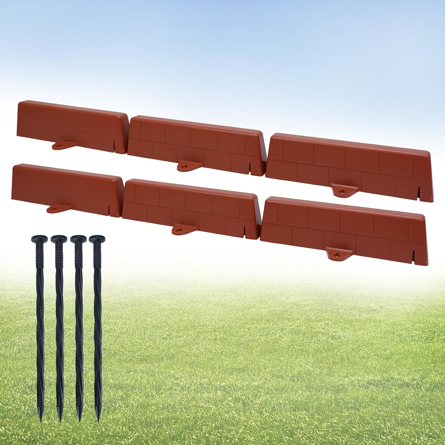 Amazon.com : Candyhouse No Dig Landscape Edging,Faux Stone Garden ...