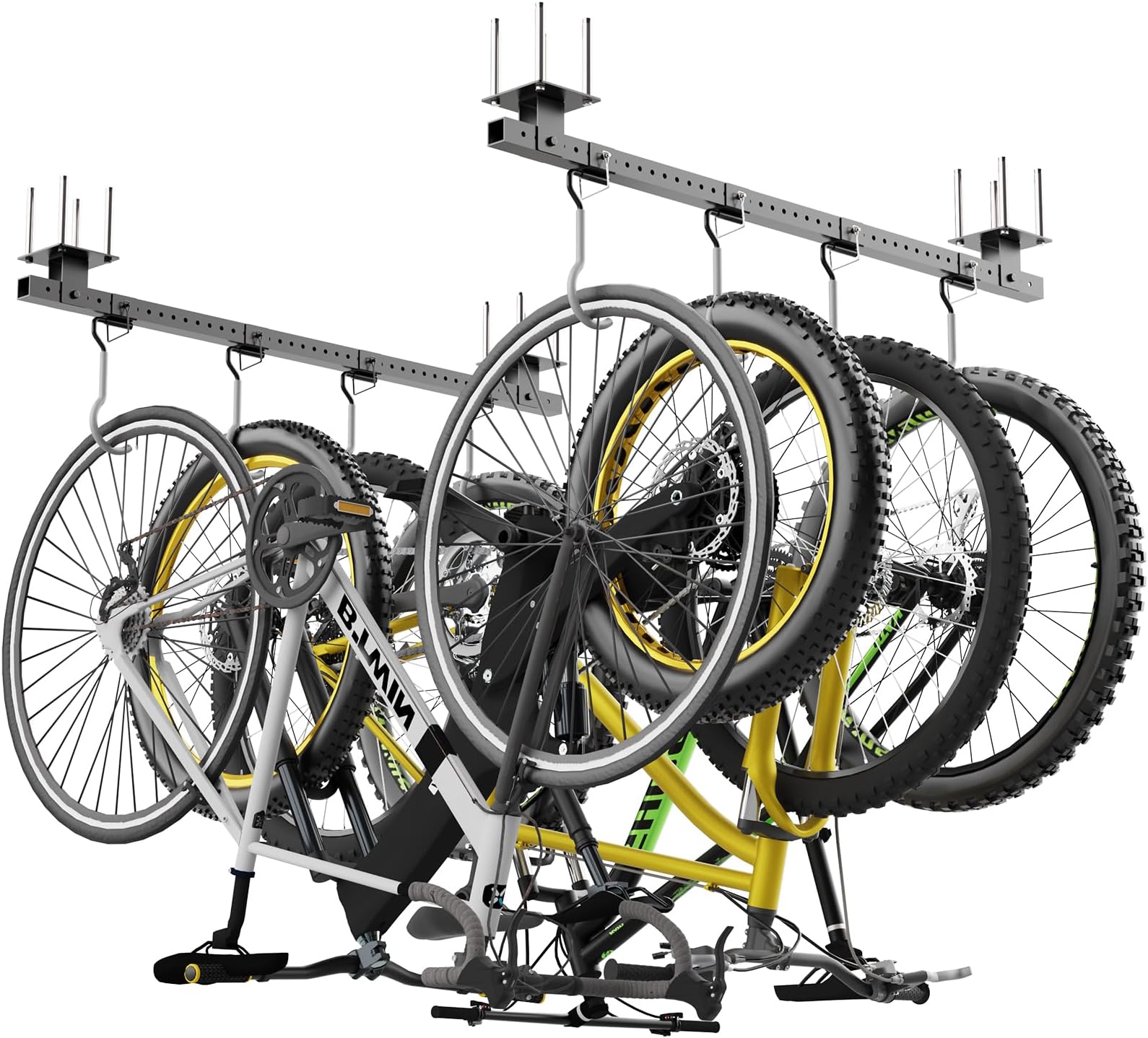 Amazon.com: Echaprey Bike Hangers for Garage Bike Storage Rack Ceiling ...