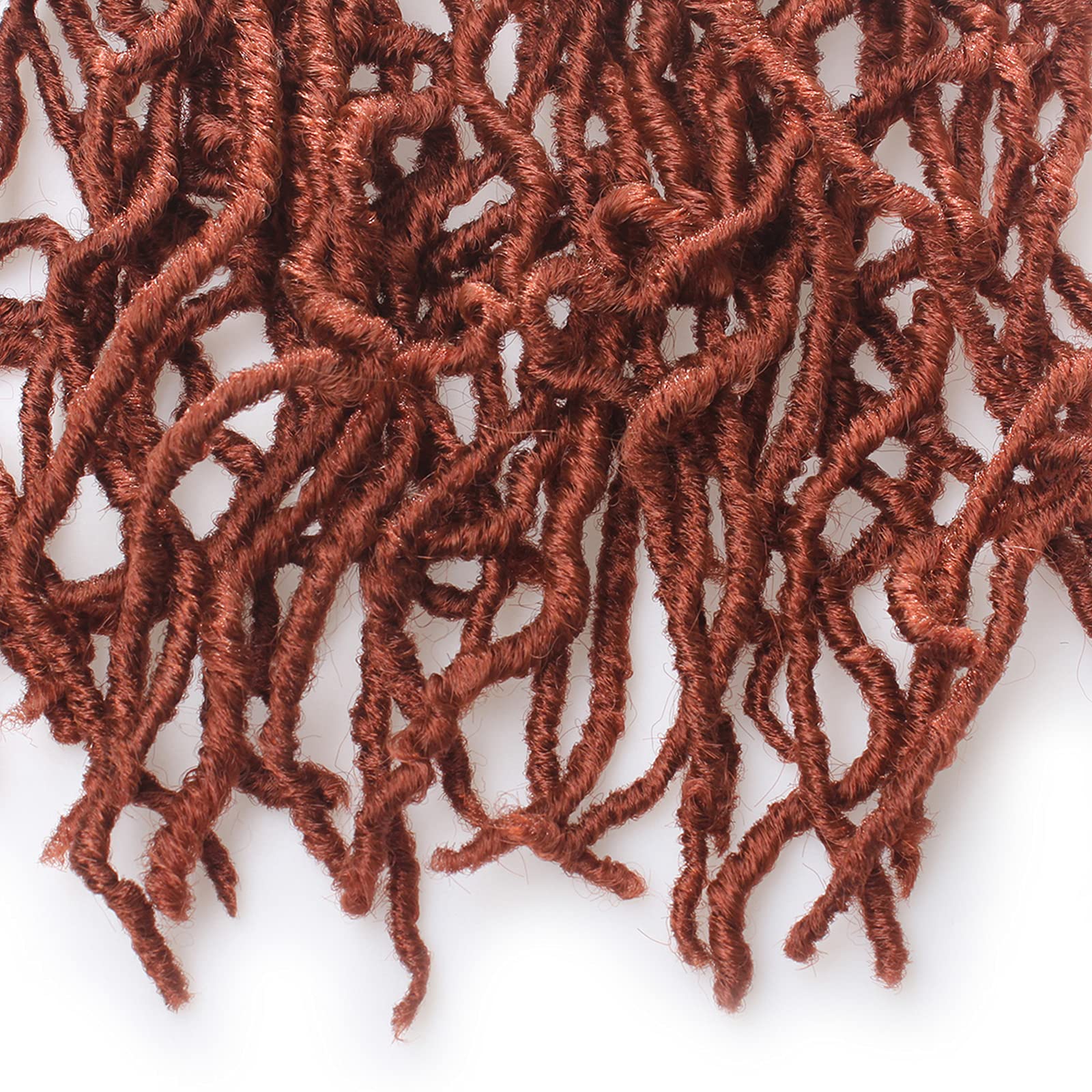 Snapklik.com : Ginger Soft Locs Crochet Hair 24 Inch 3 Packs Copper Red ...