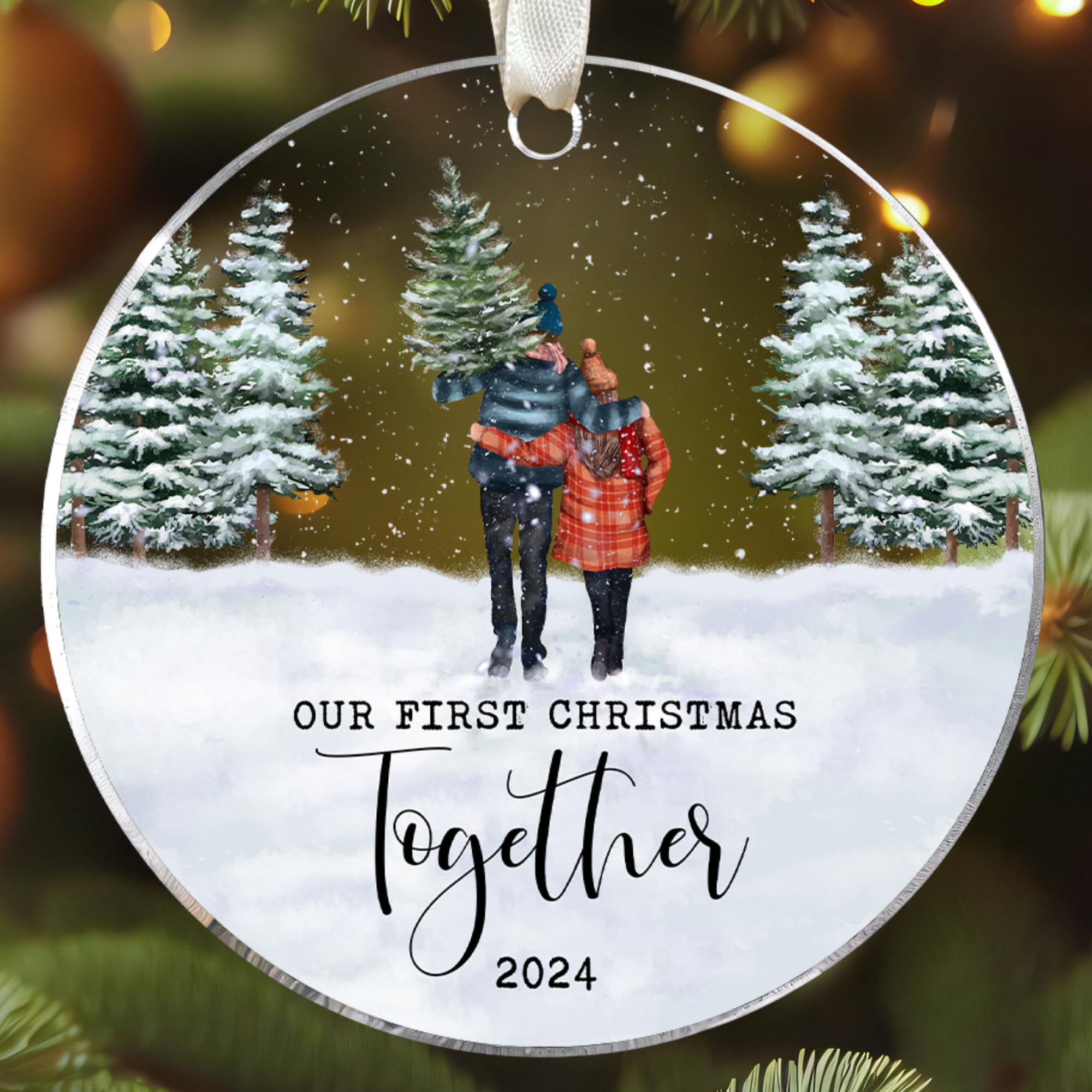 Amazon.com: First Christmas Together Ornament - Our First Christmas ...