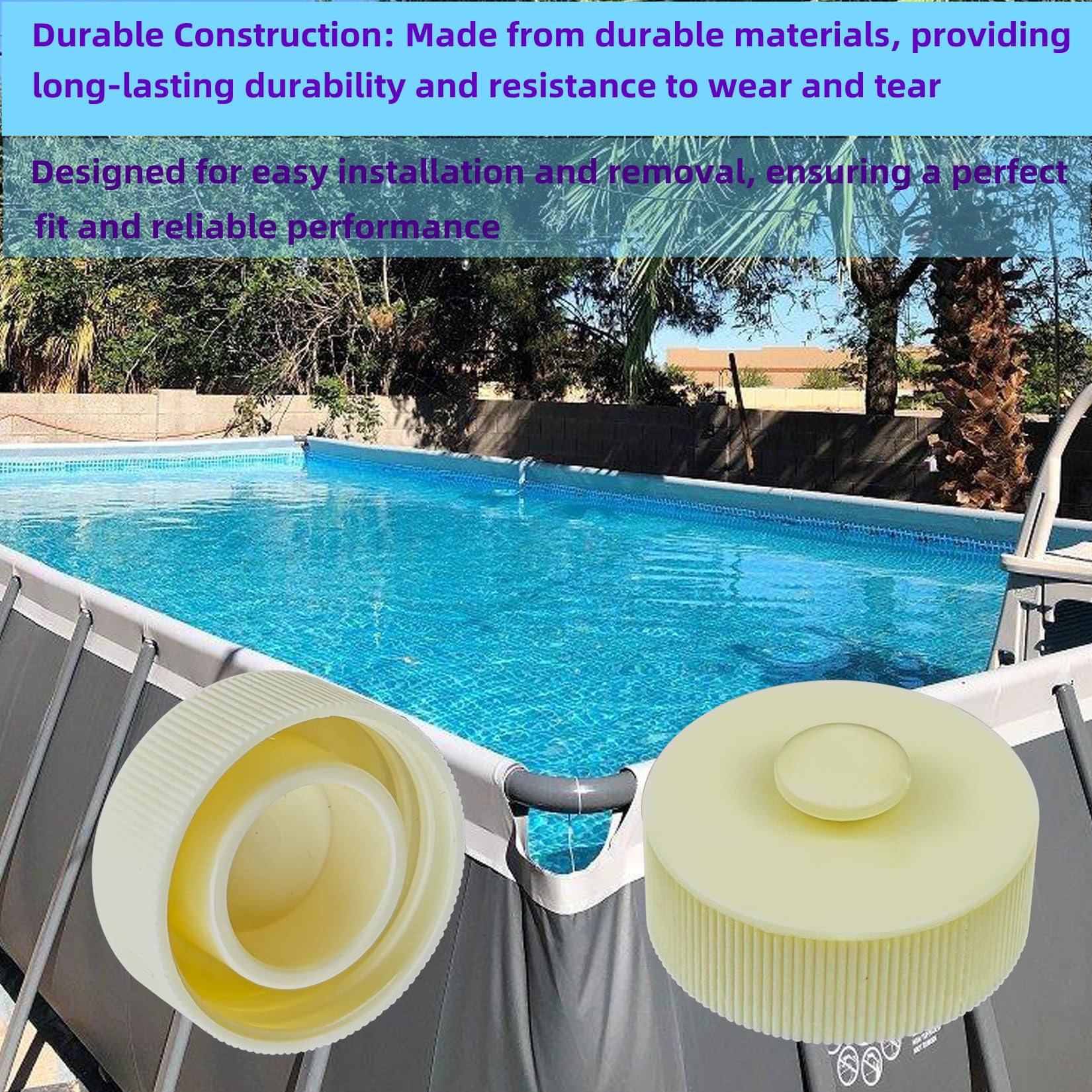 Snapklik.com : Fesasn For Intex Pool Drain Plug Cap