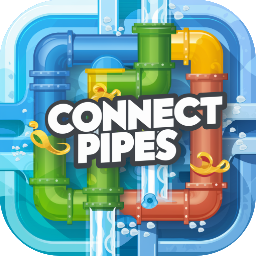 Connect Pipes - pipes puzzle game.Line Puzzle:Pipe Connect dots games,connect pipes to let the ...