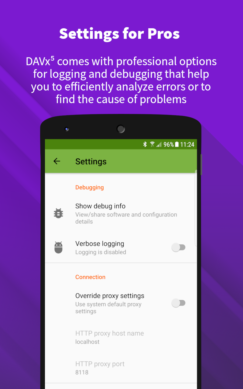 DAVx⁵ – CalDAV/CardDAV Sync and WebDAV files access - App on Amazon ...