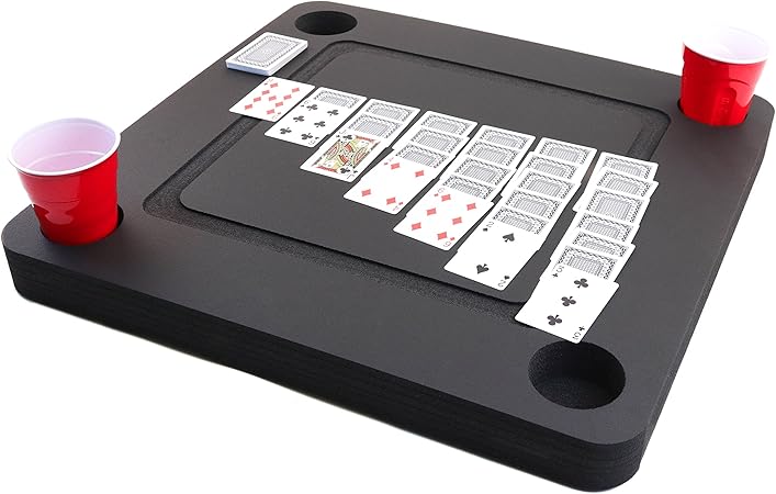 Amazon.com: Polar Whale Floating Game or Card Table Tray for Pool or ...