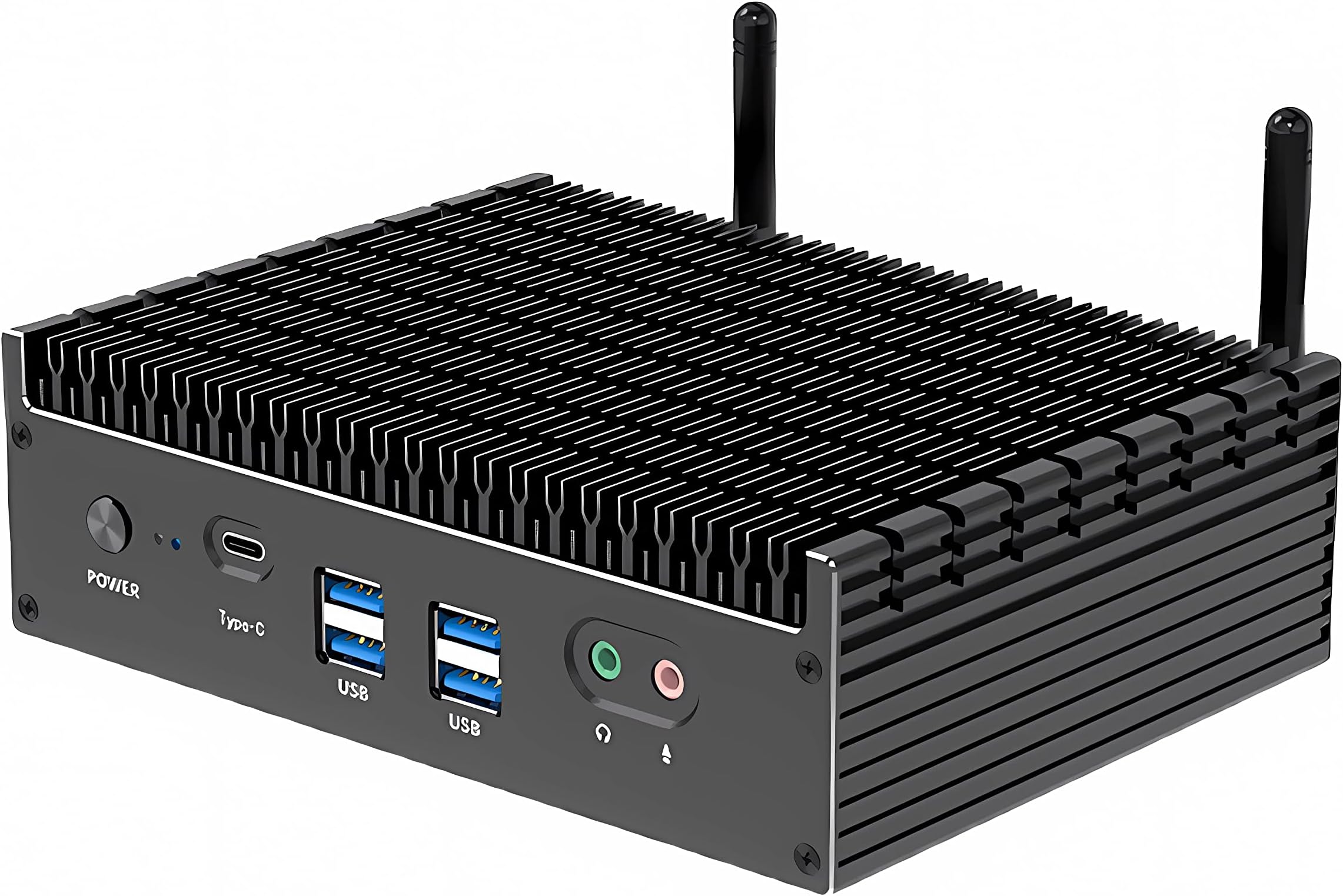 TOPGRO Mini PC sans Ventilateur Core i7-1255U 16Go DDR4 RAM/512Go PCIe ...