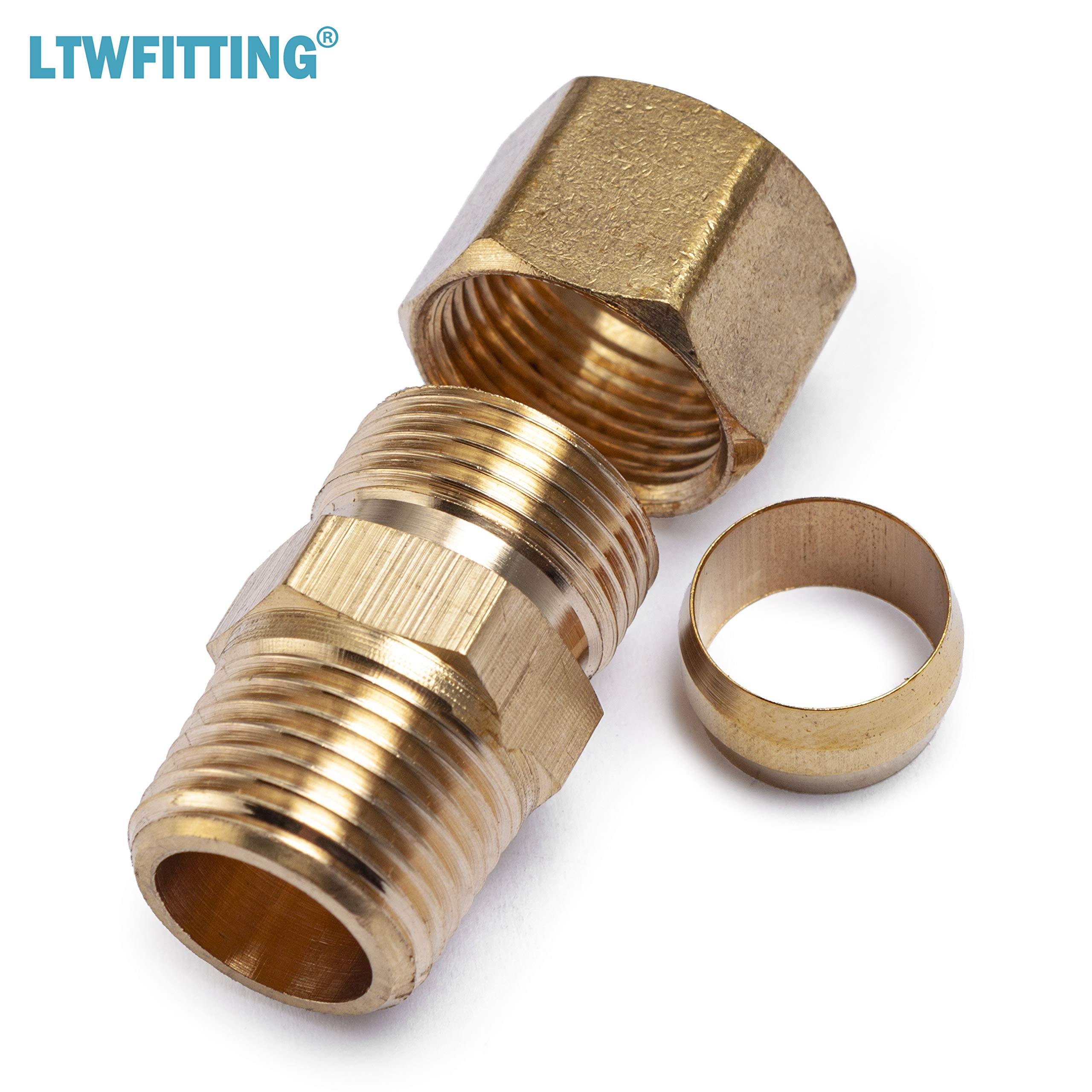 Snapklik.com : LTWFITTING Brass 1/2-Inch OD X 3/8-Inch Male NPT ...