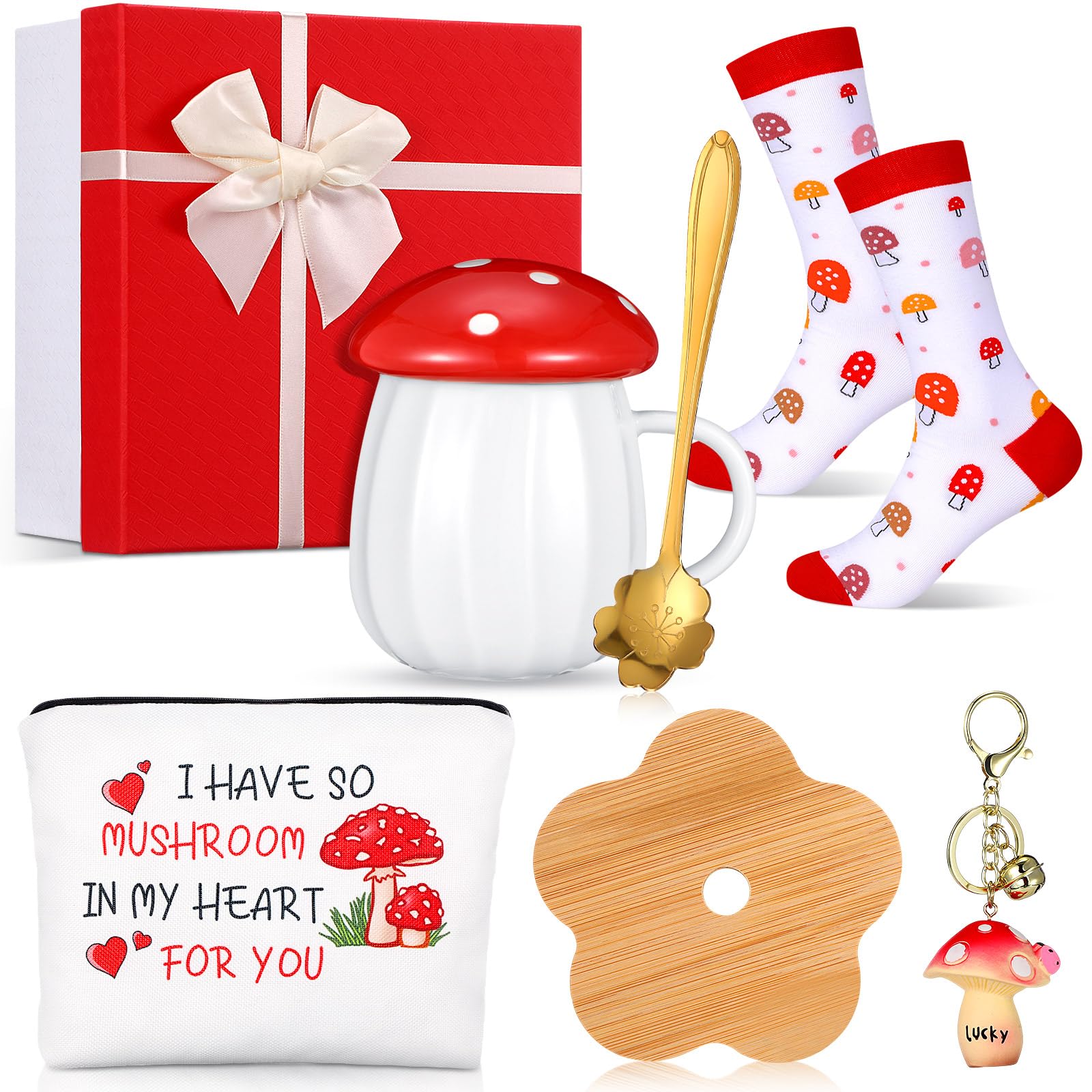 Amazon.com: Didaey 6 Pcs Mushroom Gifts for Women, Mushroom Lovers Gift ...