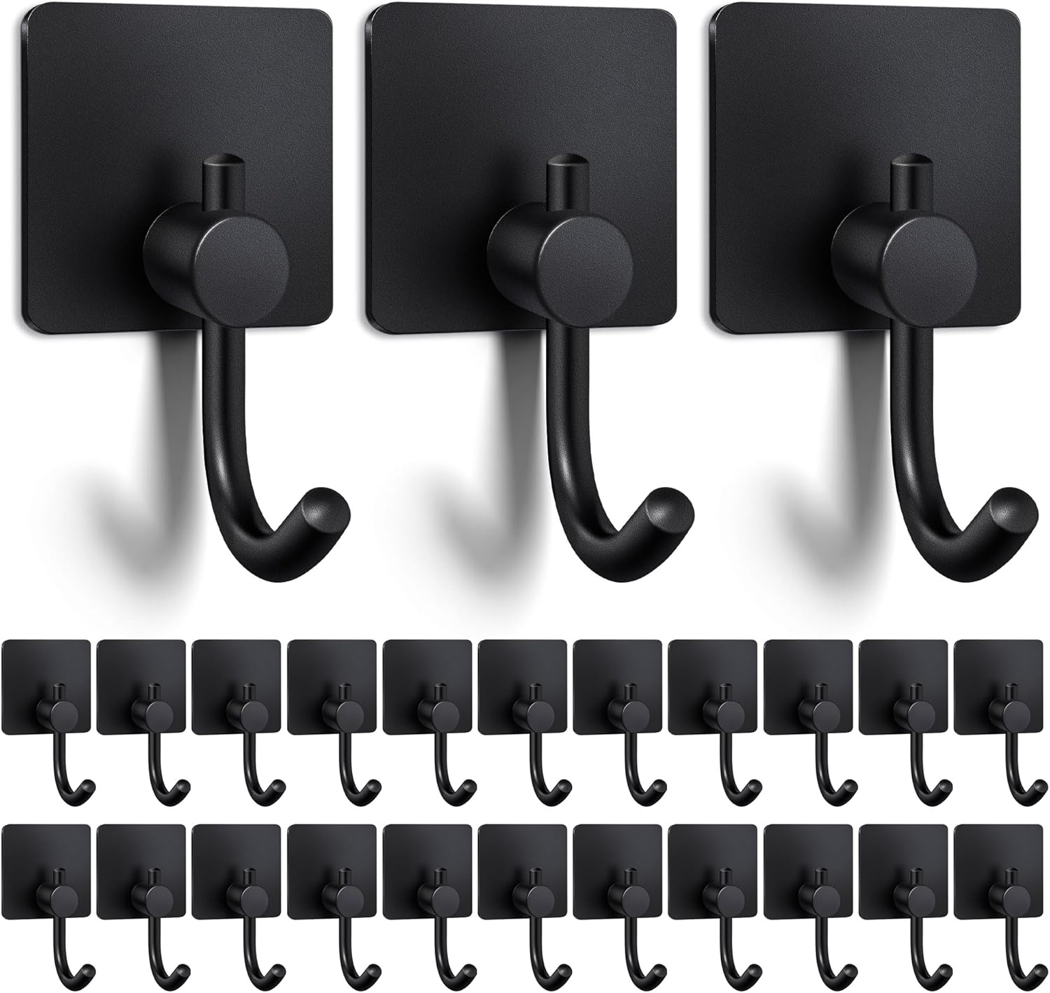 WNXSLOAD Adhesive Hooks, No Damage Towel Hooks for Hanging Coat/Robe ...