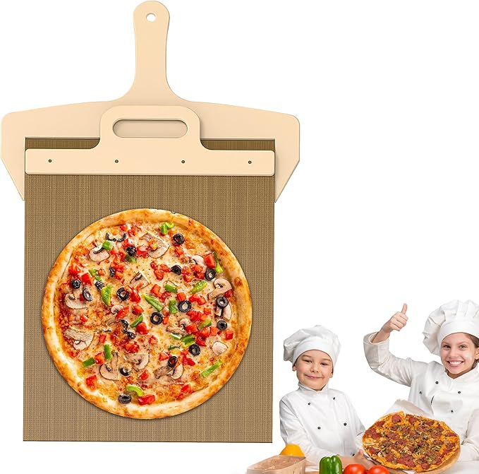 Amazon.com: Sliding Pizza Peel, The Pizza Peel that Transfers Pizza ...