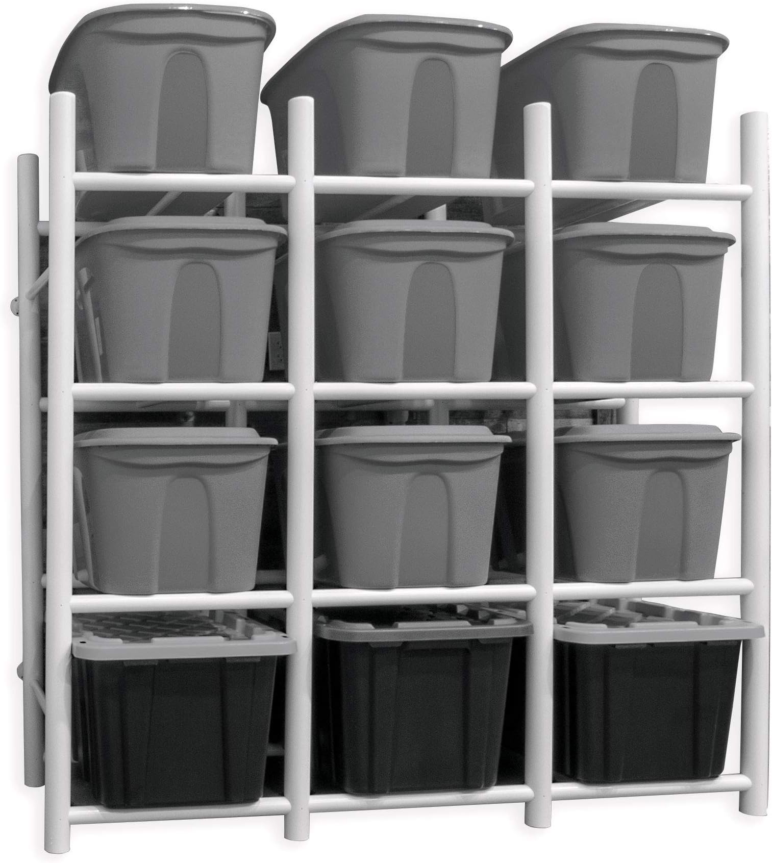 Amazon.com: PROSLAT Bin Warehouse Rack - 12 Totes : Tools & Home ...