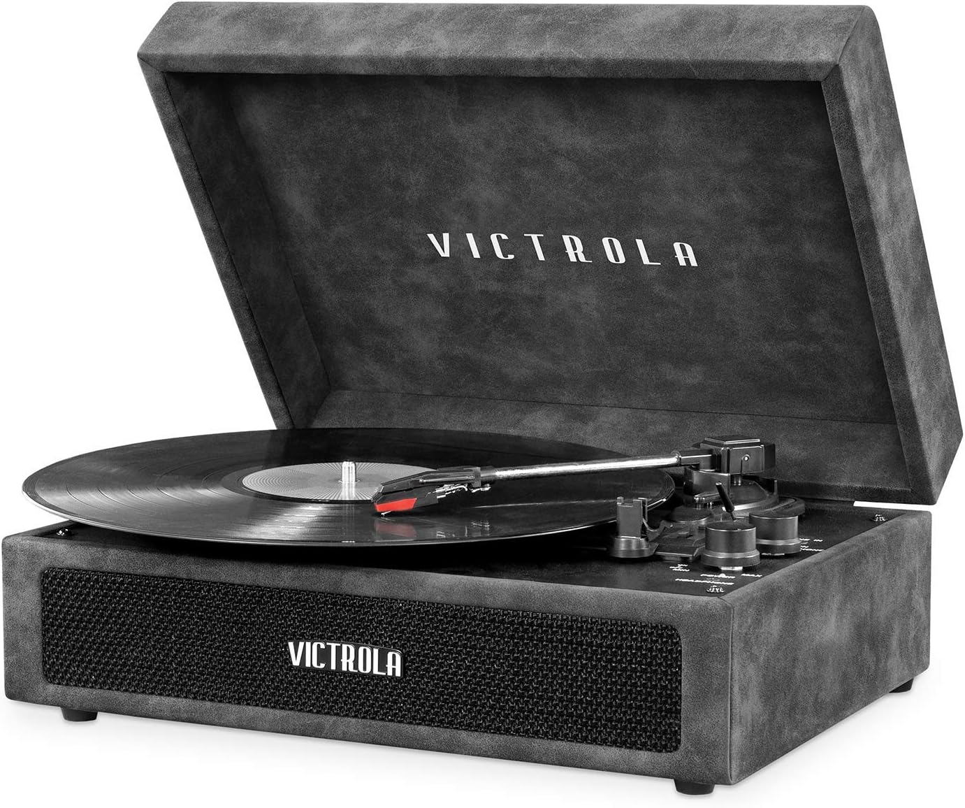 Amazon.com: Victrola Vintage Vinyl Record Player Storage Case and ...