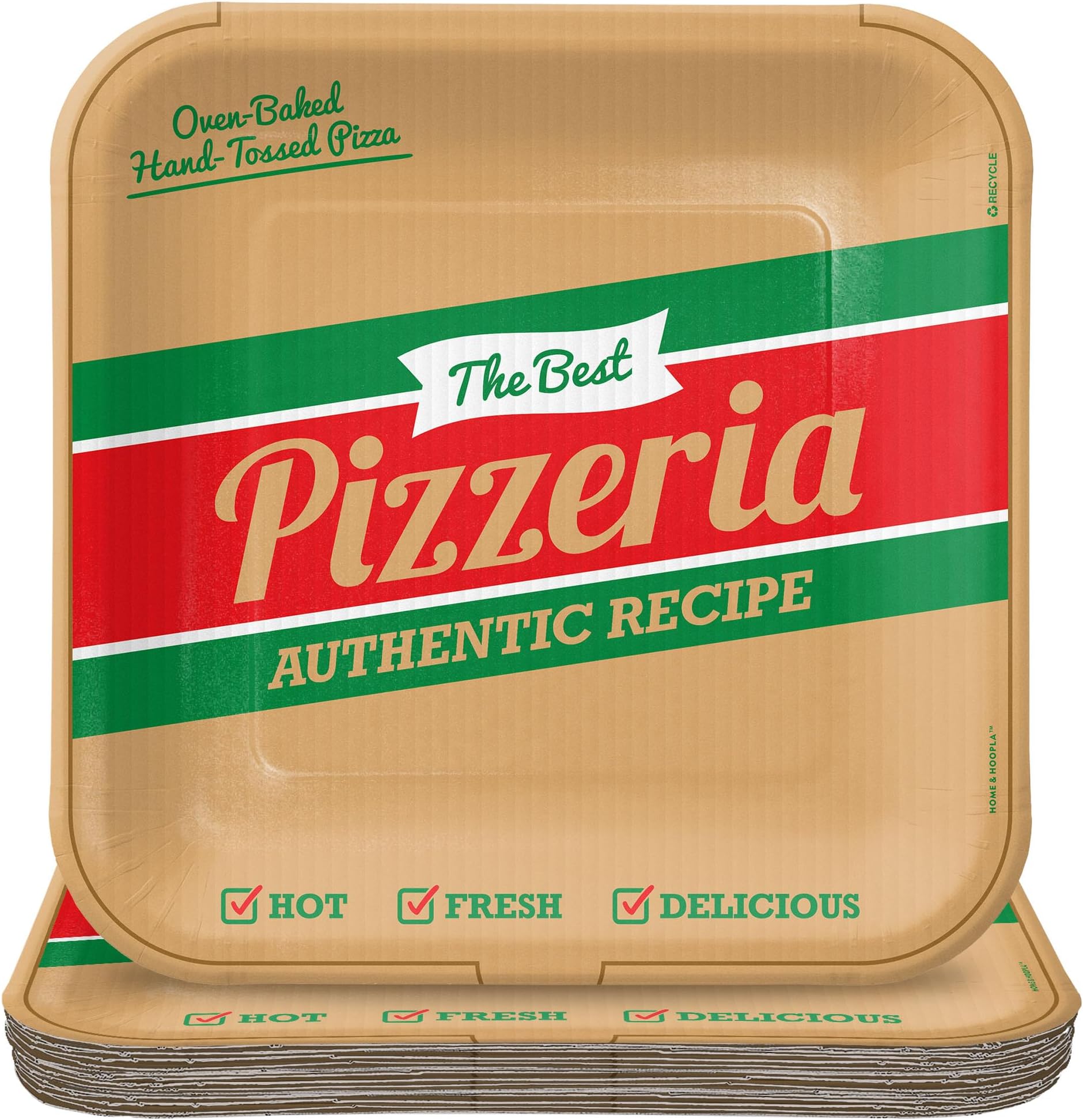 Amazon.com: Pizza Party Supplies - Takeout Box Square Paper Dinner ...