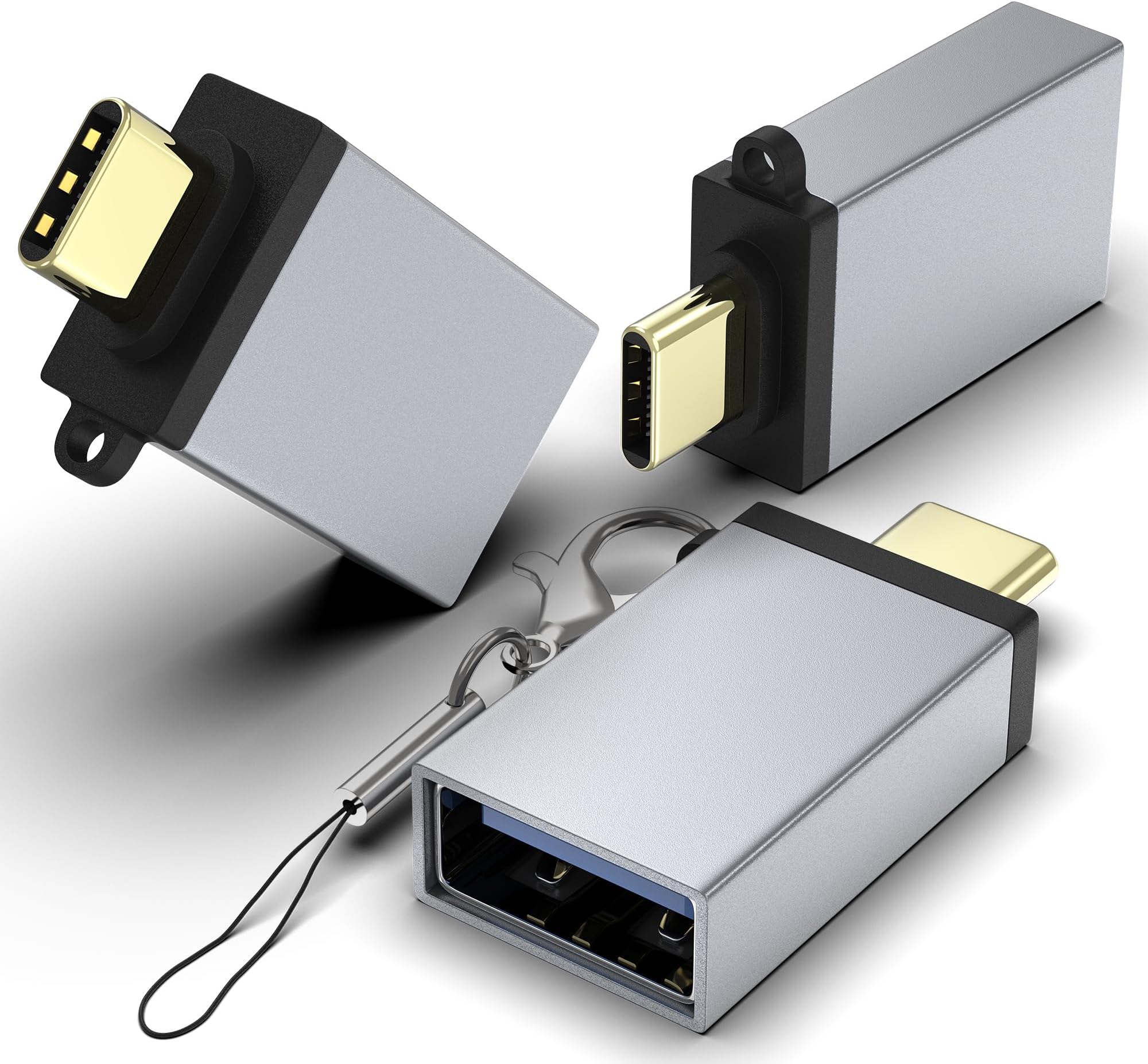 Amazon.com: USB C to USB Adapter 3 Pack, USB-C Male to USB A 3.0 Female ...